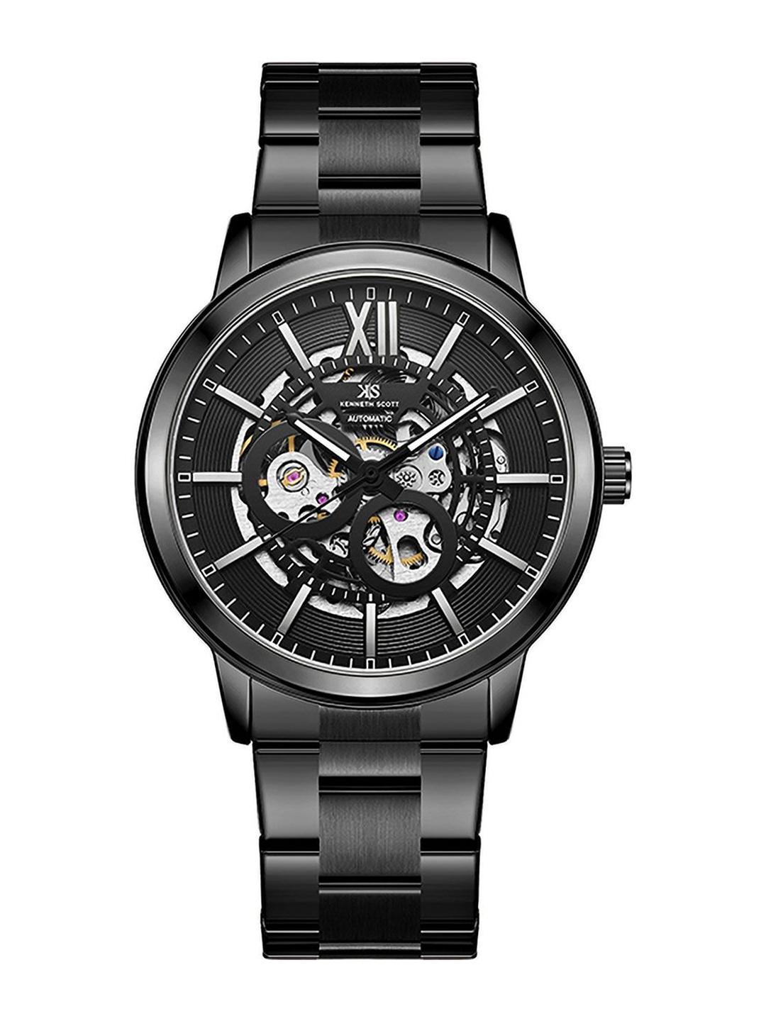 Buy KENNETH SCOTT Men Patterned Dial & Stainless Steel Bracelet Style ...