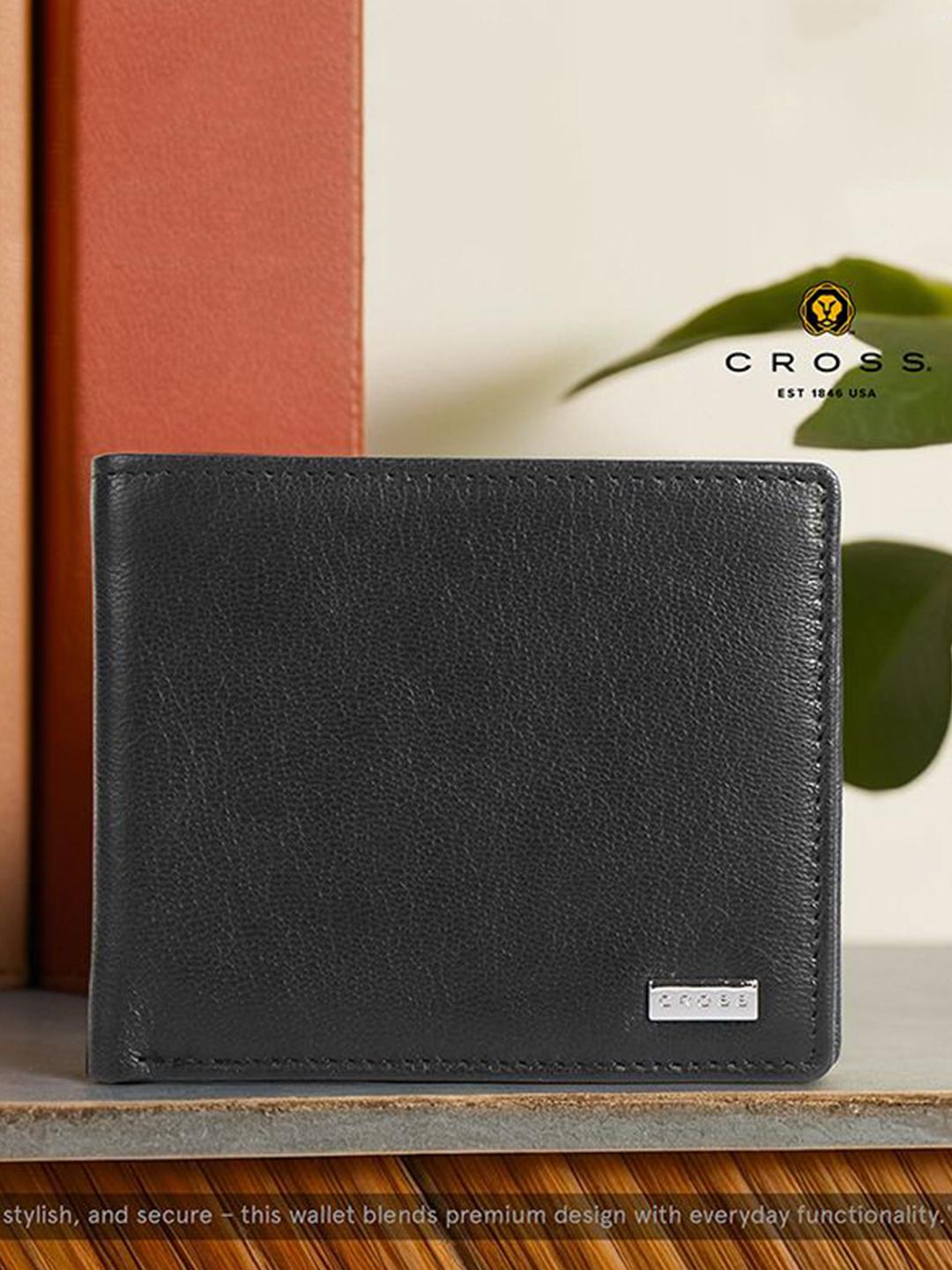 Buy Cross Men Textured Leather Two Fold Wallet - Wallets for Men ...