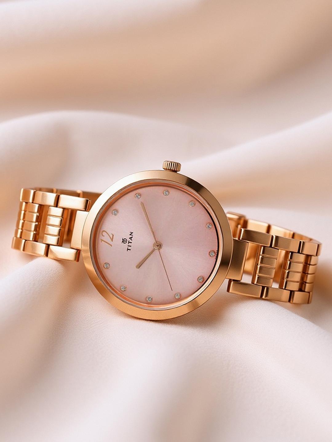 Buy Titan Women Pink Analogue Watch 2480WM03 - Watches for Women ...