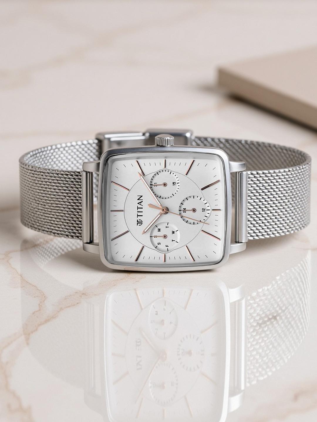 Buy Titan Avant Garde Multifunction Analog With White Dial Watch For ...