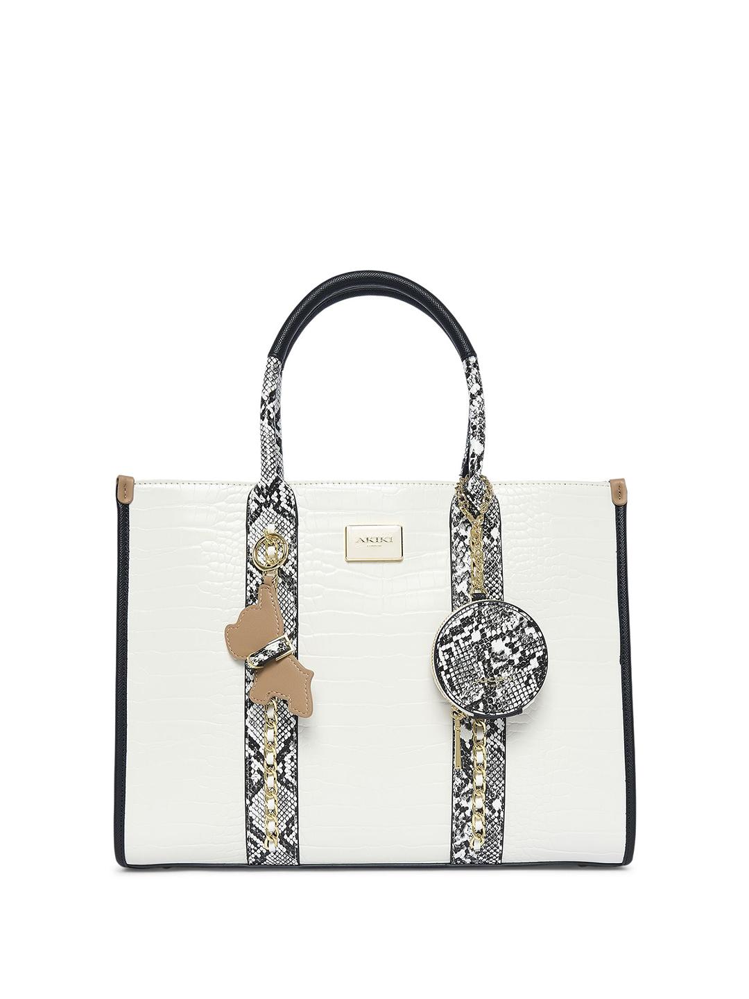 Buy Akiki London Textured Oversized Structured Handheld Bag - Handbags ...
