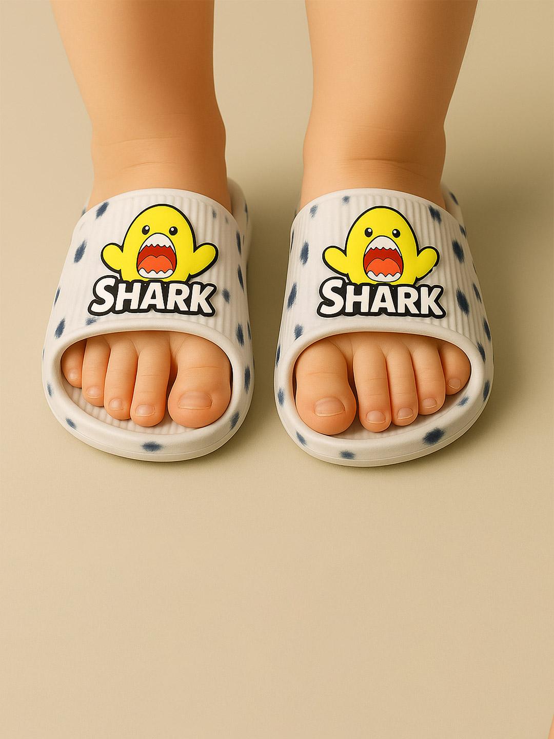 Buy Smartots Kids Shark Printed Sliders Flip Flops - Flip Flops for ...