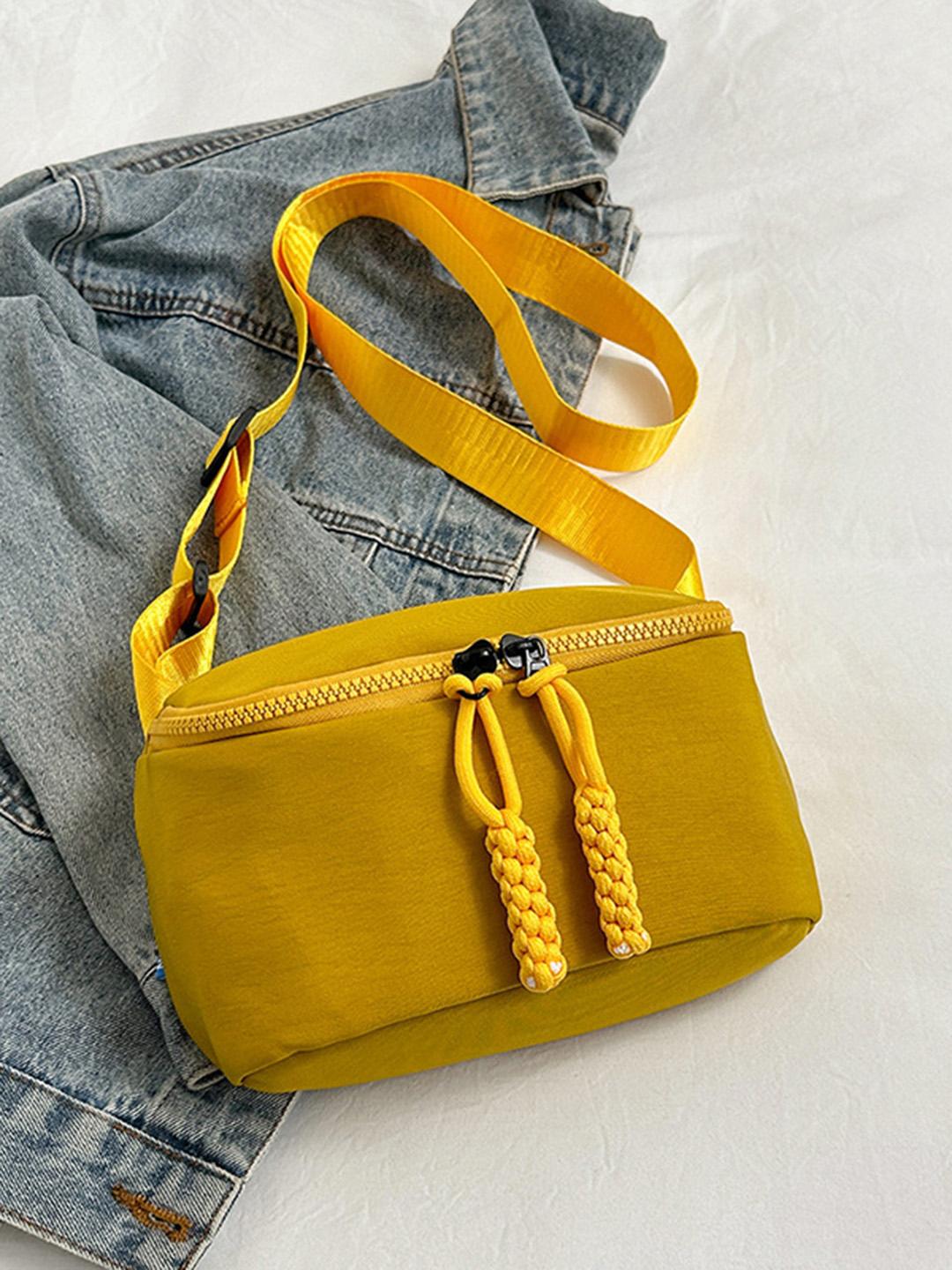 Buy CORSICA Women Yellow PU Handbags - Handbags for Women 36447589 | Myntra