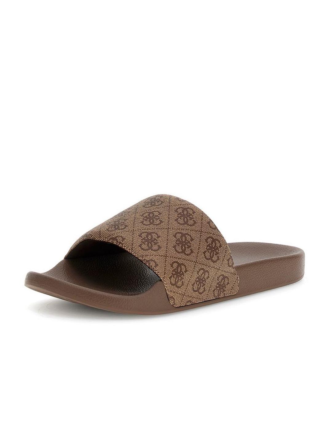 Buy GUESS Men Printed Slip On Sliders - Flip Flops for Men 36230116 ...