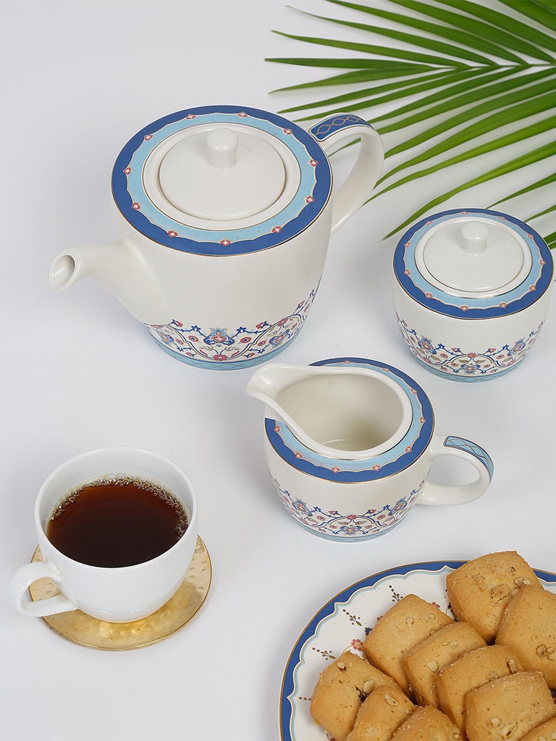 Buy Fabindia Chitra Teapot Gift Set - Tea Set for Unisex 33463933 | Myntra