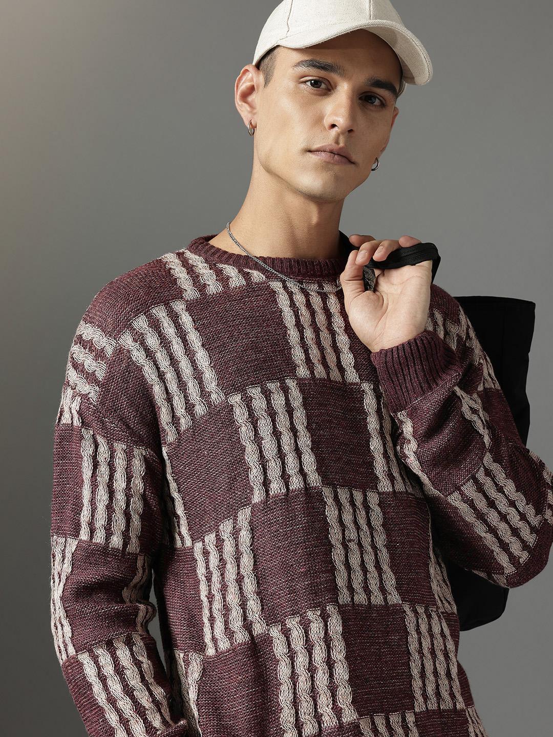 Buy FCUK Cable Knit Pullover Sweater - Sweaters for Men 33367863 | Myntra