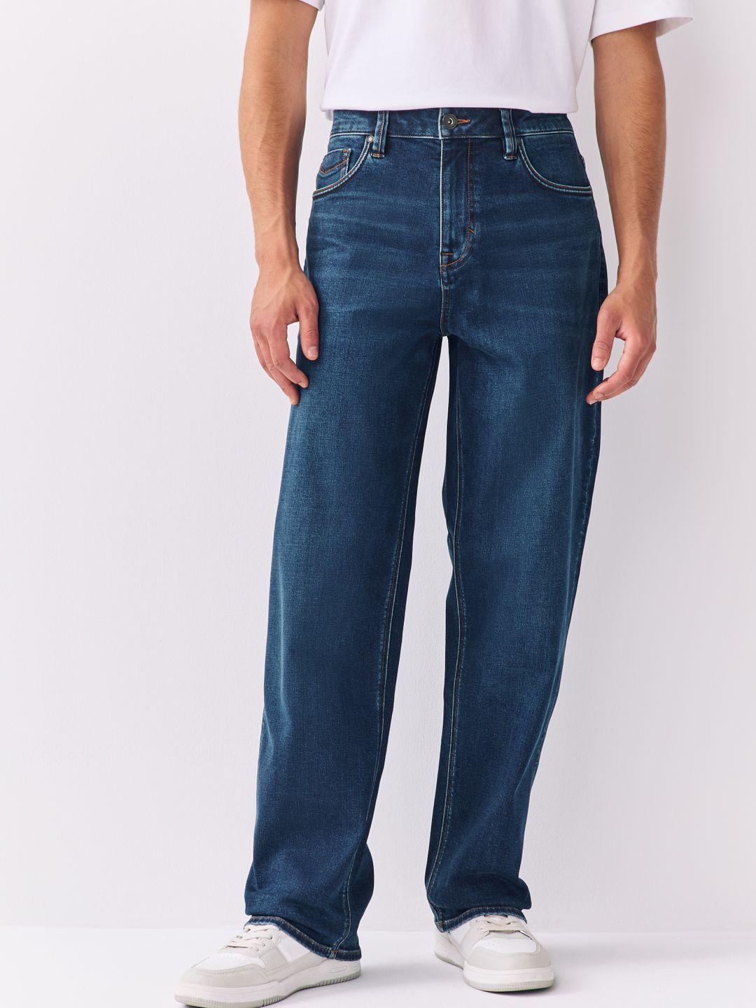 Buy NEXT Men Relaxed Fit Light Fade Stretchable Jeans - Jeans for Men ...
