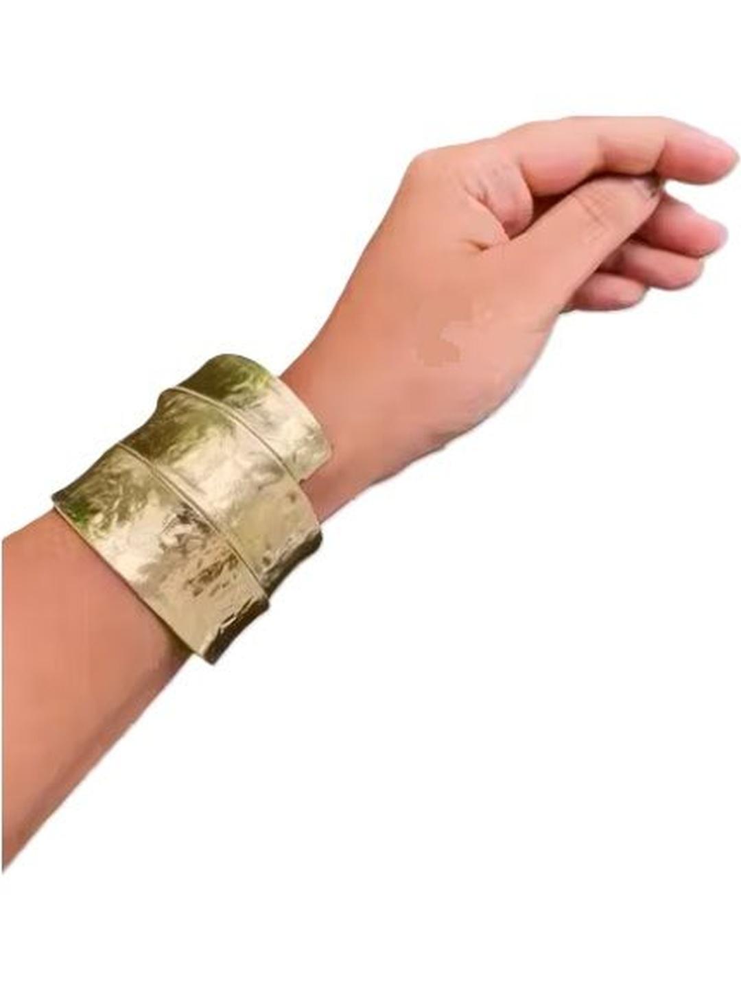 Buy Korean Gold Plated Cuff - Bangle for Women 36600279 | Myntra