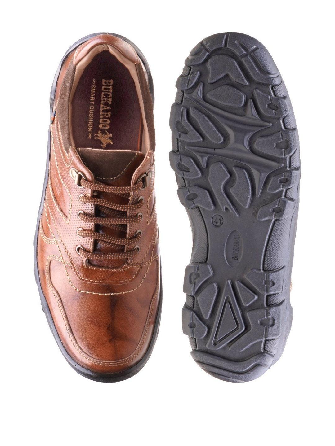 Buy Buckaroo Men Lace Ups Leather Boat Shoes - Casual Shoes for Men ...