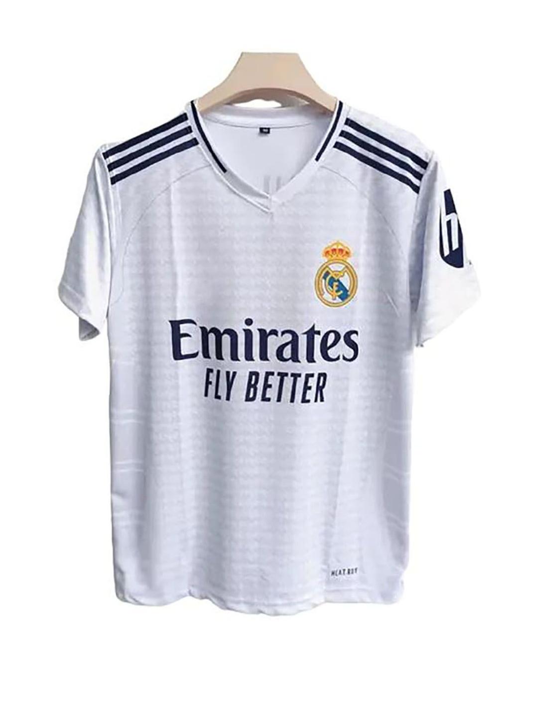 Buy Dostitch Boys Real Madrid Club Team Bellingham 5 Home Kit White ...