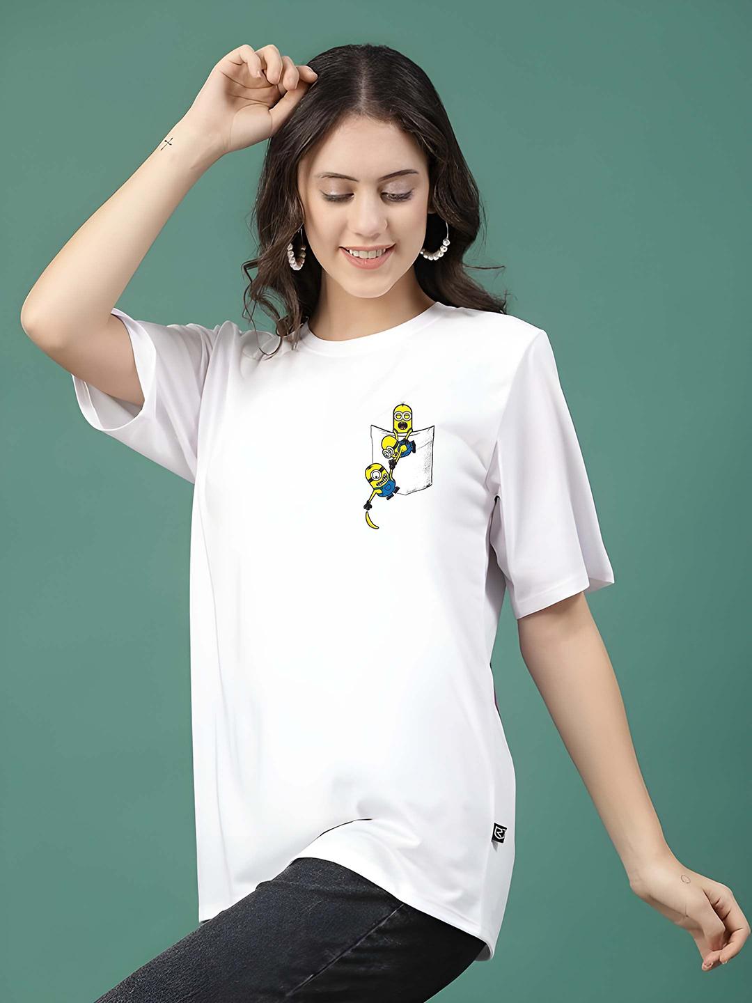 Buy KAIDO Women Graphic Printed Round Neck Cotton T Shirt - Tshirts for ...