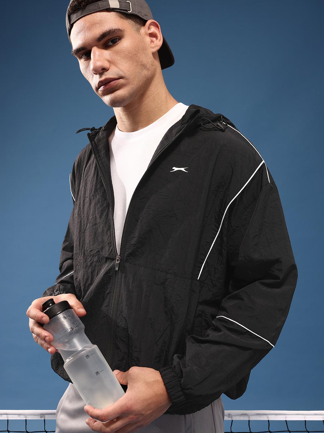 Buy Slazenger Hooded Sporty Oversized Jacket - Jackets for Men 33525470 ...
