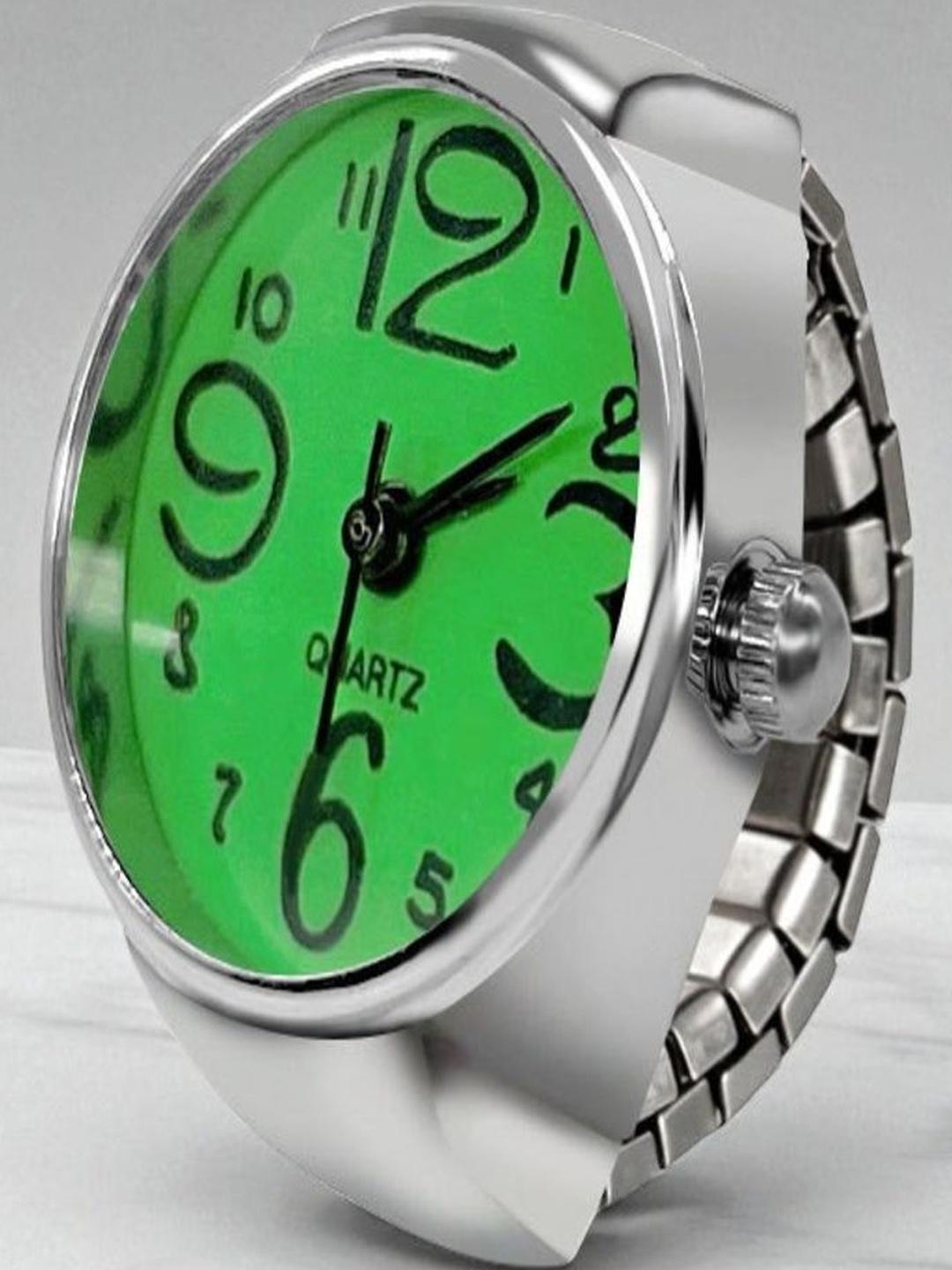 Buy SAPRAA TRENDS Women Silver Plated Stainless Steel Watch Ring - Ring ...