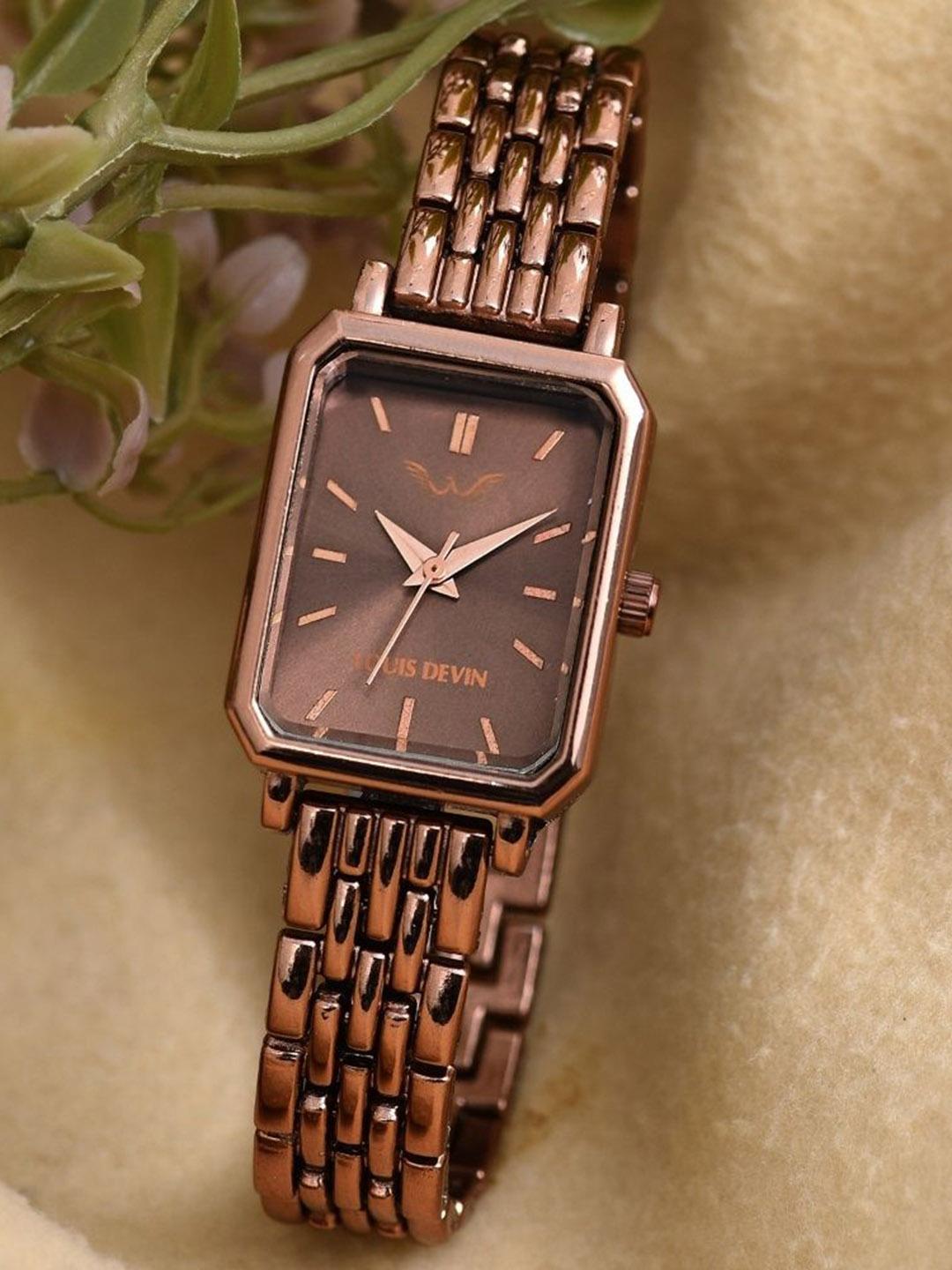 Buy LOUIS DEVIN Women Stainless Steel Straps Analogue Watch LD LS193 ...