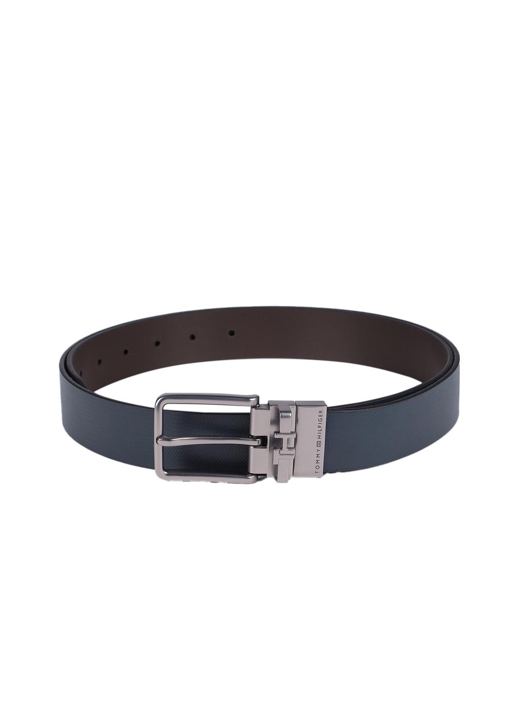 Buy Tommy Hilfiger Men Textured Leather Reversible Belt - Belts for Men ...
