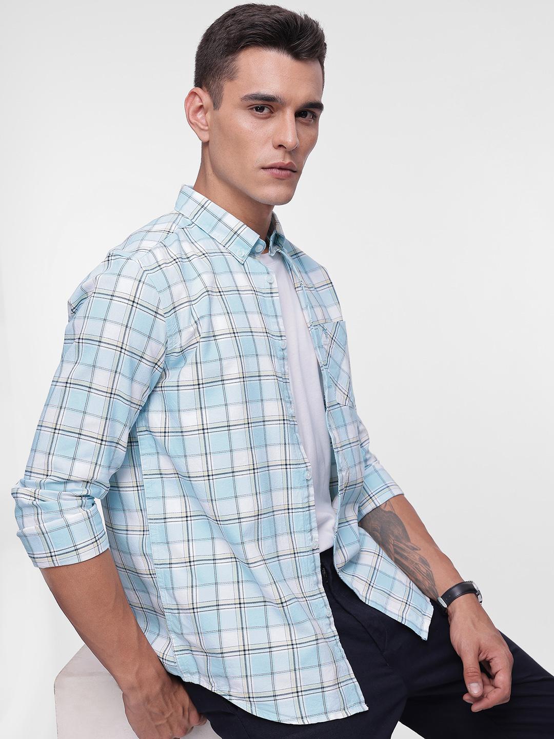 Buy French Connection Pure Cotton Checked Casual Shirt - Shirts for Men ...