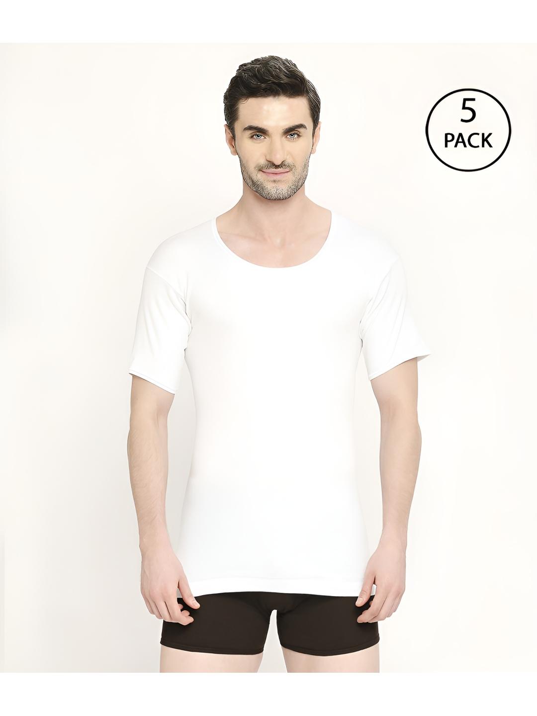 Buy VIP Pack Of 5 Cotton Innerwear Vests - Innerwear Vests for Men ...