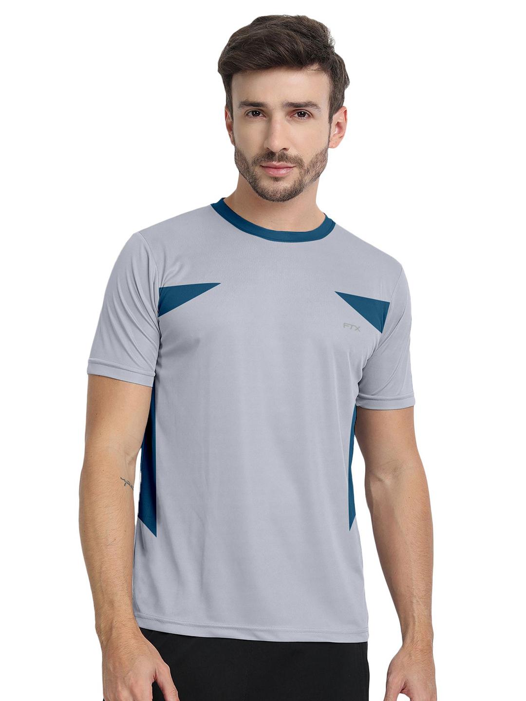 Buy FTX Men Dri FIT Colourblocked Round Neck T Shirt - Tshirts for Men ...