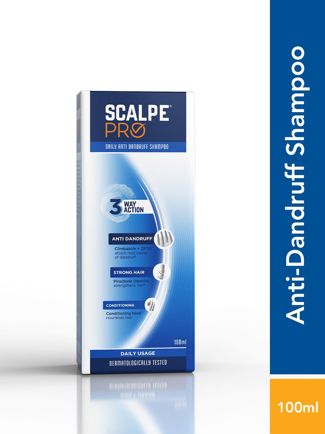 Buy Scalpe Pro Daily Anti Dandruff Shampoo 100 Ml - Shampoo for Unisex ...