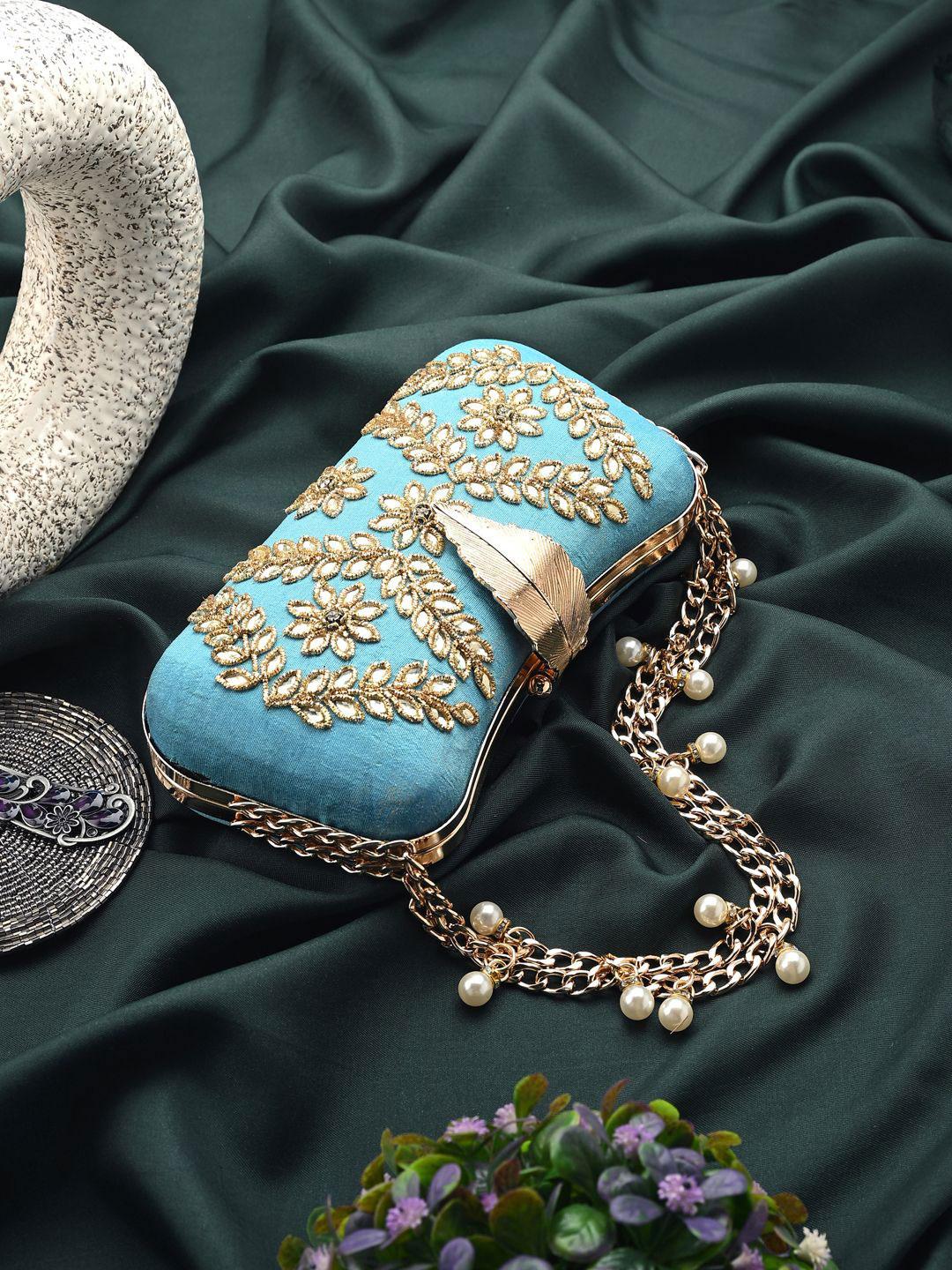 Buy Toobacraft Embellished Purse With Shoulder Strap - Clutches for ...