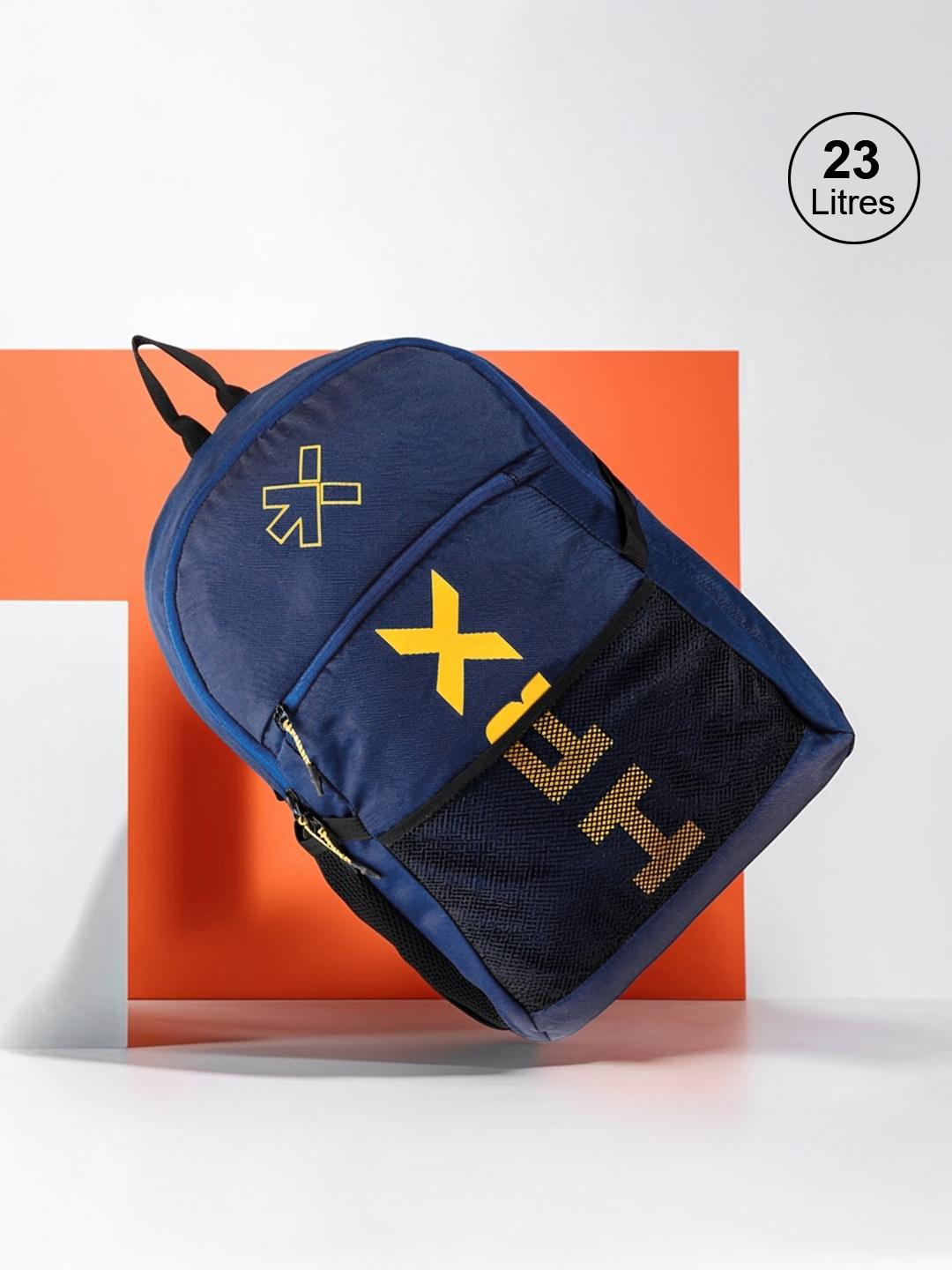 Buy HRX By Hrithik Roshan Unisex Brand Logo Printed Backpack 23L ...