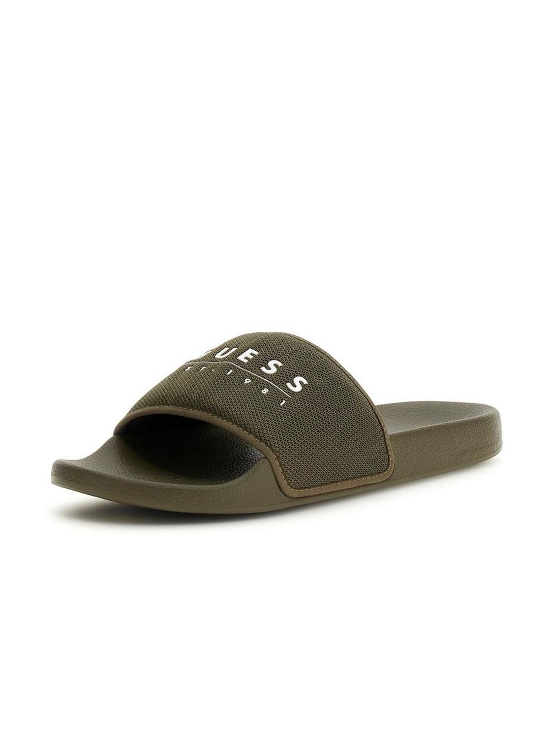 Buy GUESS Men Self Design Slip On Sliders - Flip Flops for Men 36230102 ...