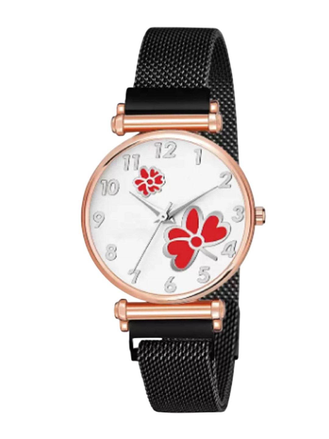 Buy Miss Perfect Women Round Printed Dial & Bracelet Style Straps ...