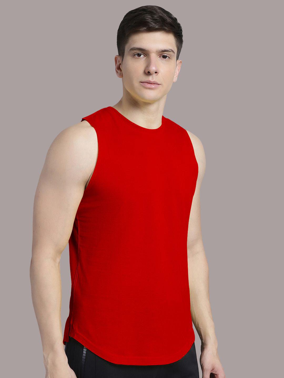 Buy FBAR Pure Cotton Round Neck Gym Vest - Innerwear Vests for Men ...