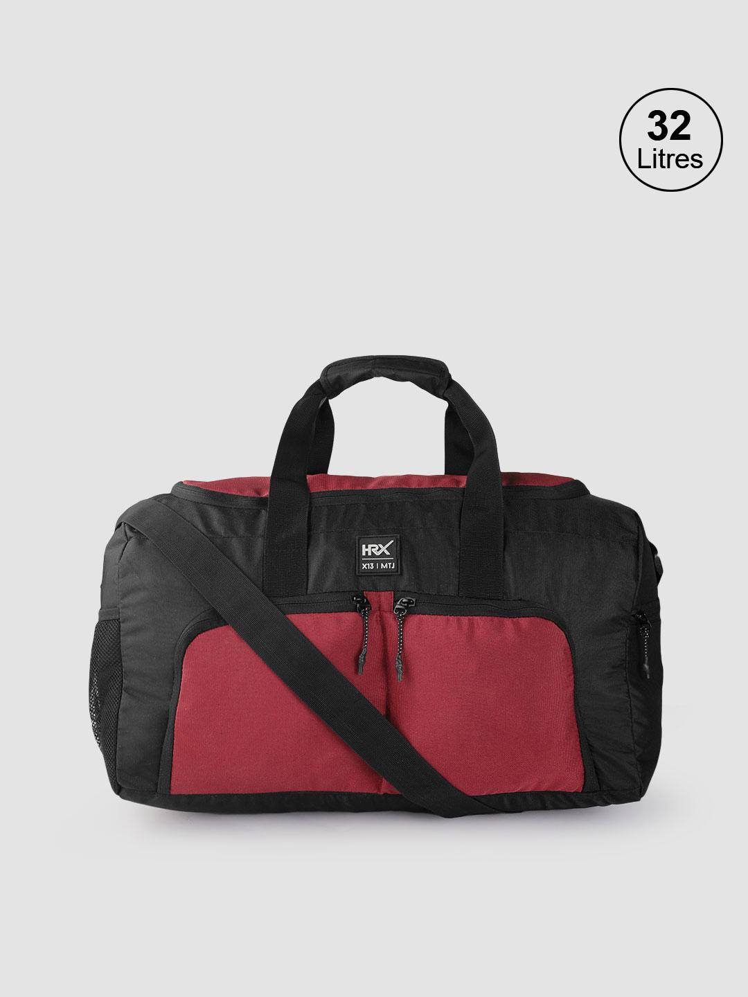 Buy HRX By Hrithik Roshan Colourblocked Duffel Bag 32L - Duffel Bag for ...