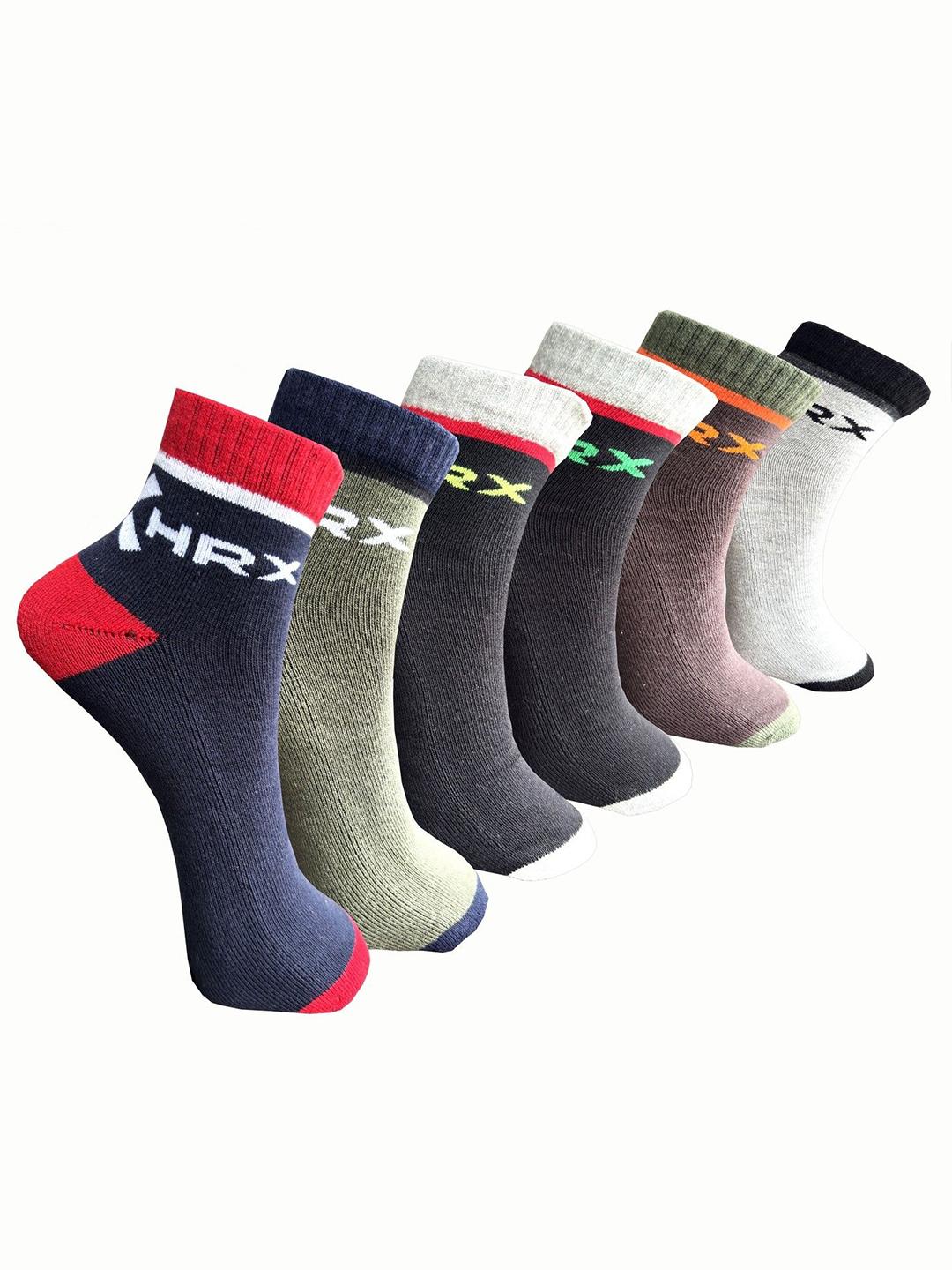 Buy HRX By Hrithik Roshan Unisex Pack Of 6 Anti Odour Ankle Length ...
