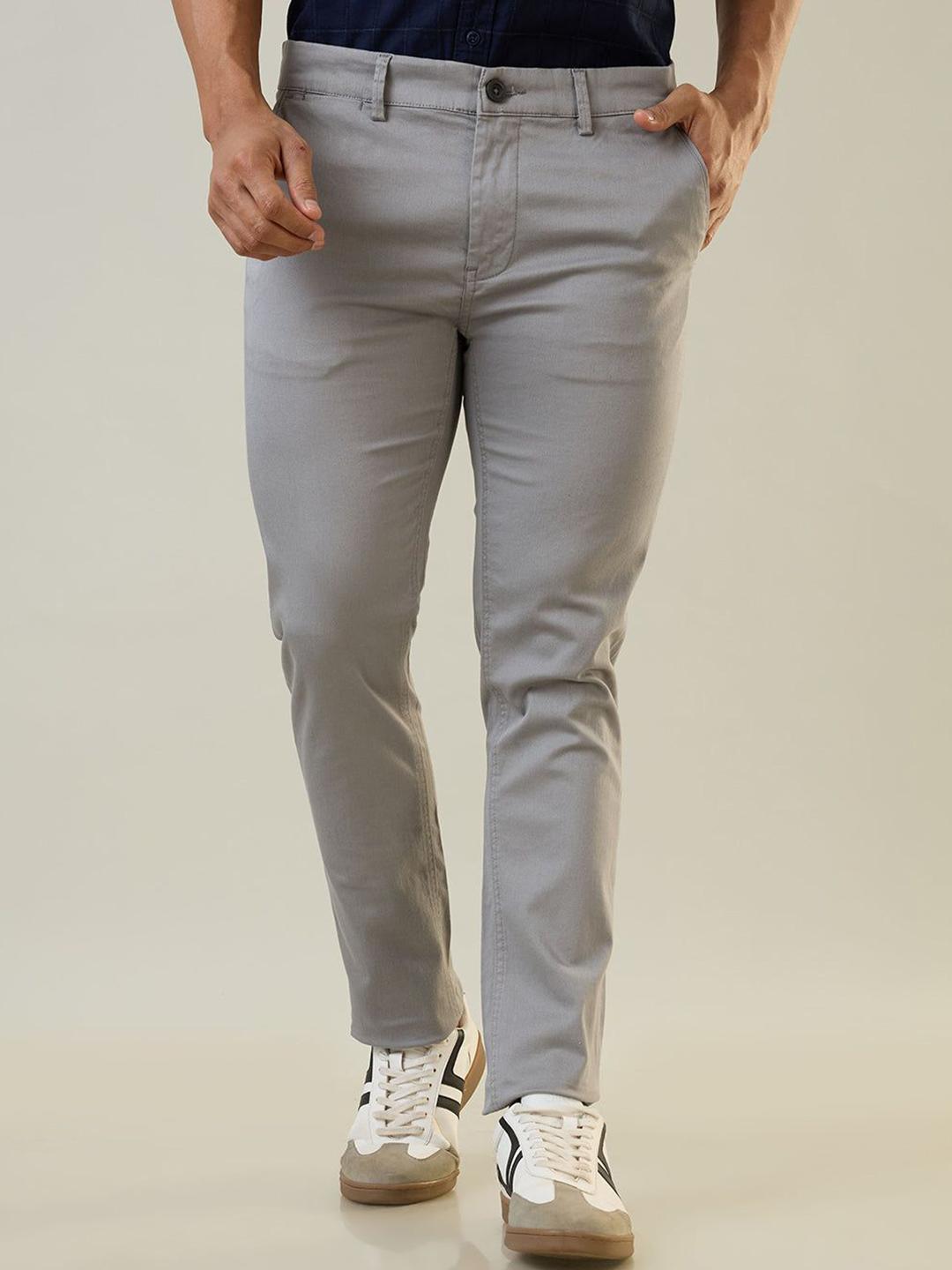 Buy TIM PARIS Men Slim Fit Trousers - Trousers for Men 36284943 | Myntra