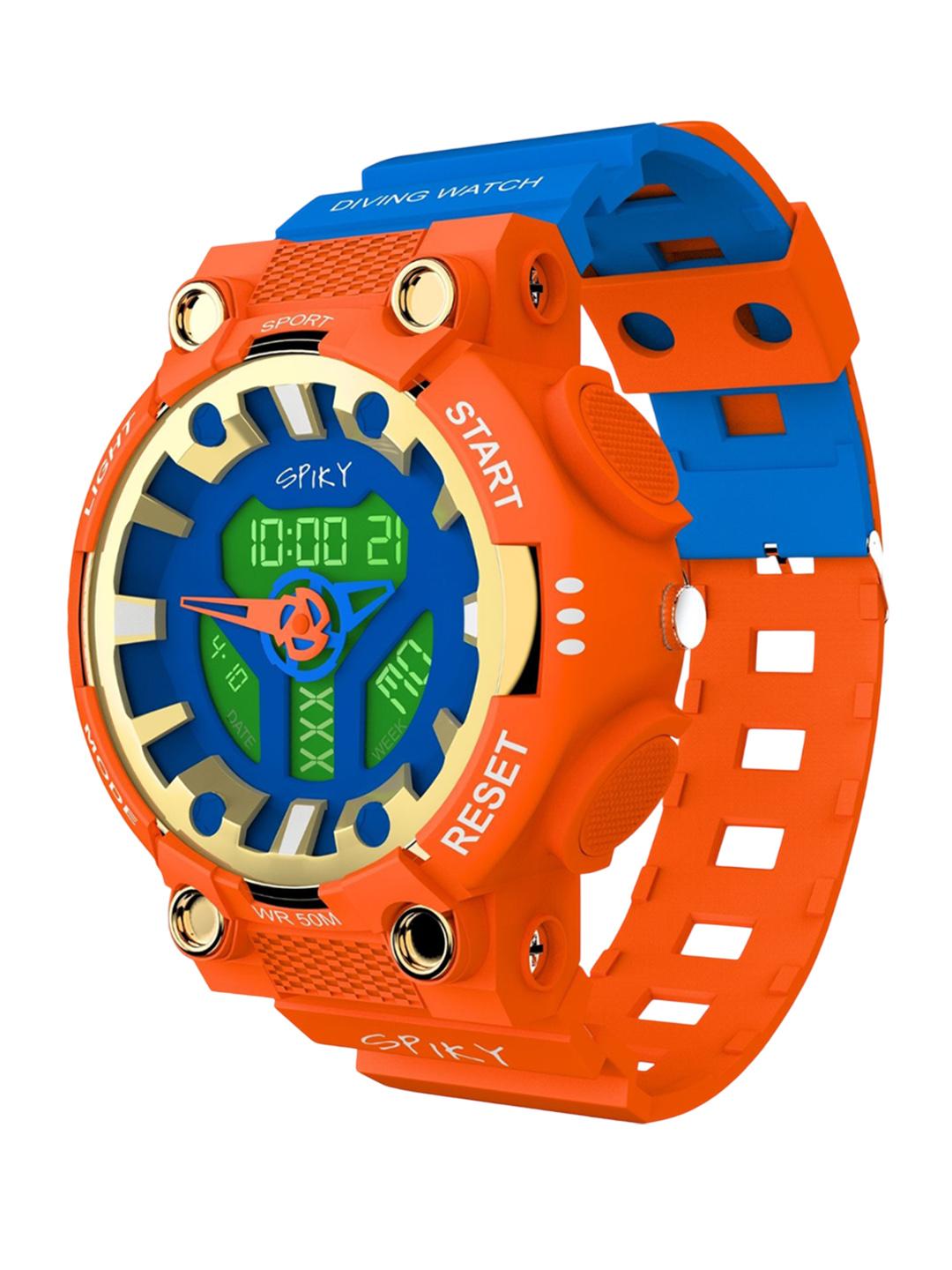 Buy Spiky Kids Analogue And Digital Multi Function Automatic Watch ...