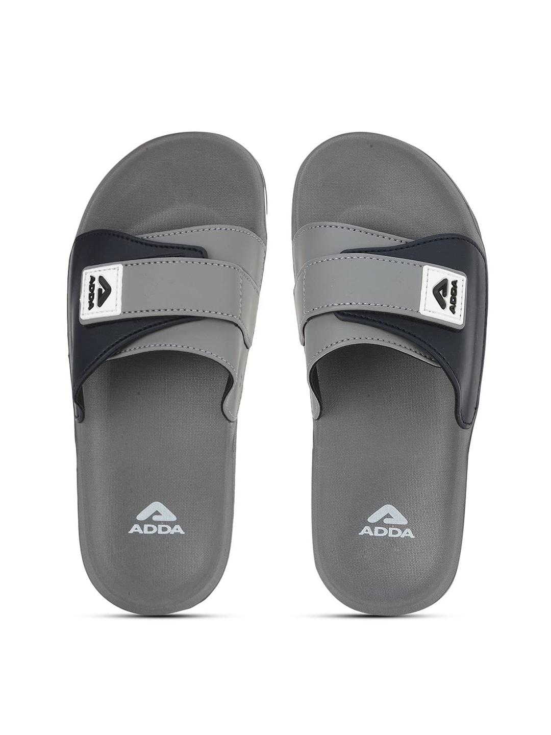 Buy Adda Men Colourblocked Rubber Sliders - Flip Flops for Men 36277359 ...
