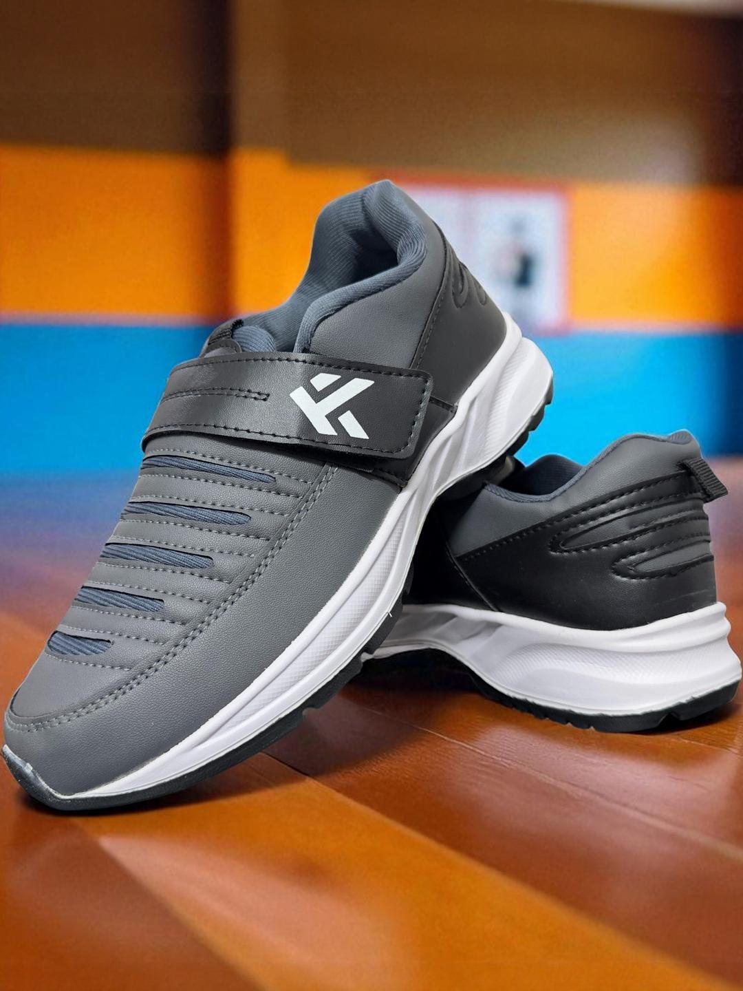 Buy Free Kicks Men Grey Synthetic Leather Casual Shoes - Casual Shoes ...