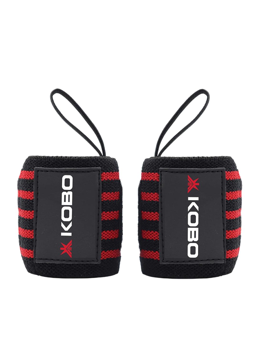 Buy KOBO Unisex Set Of 2 Weightlifting Wrist Support Straps ...