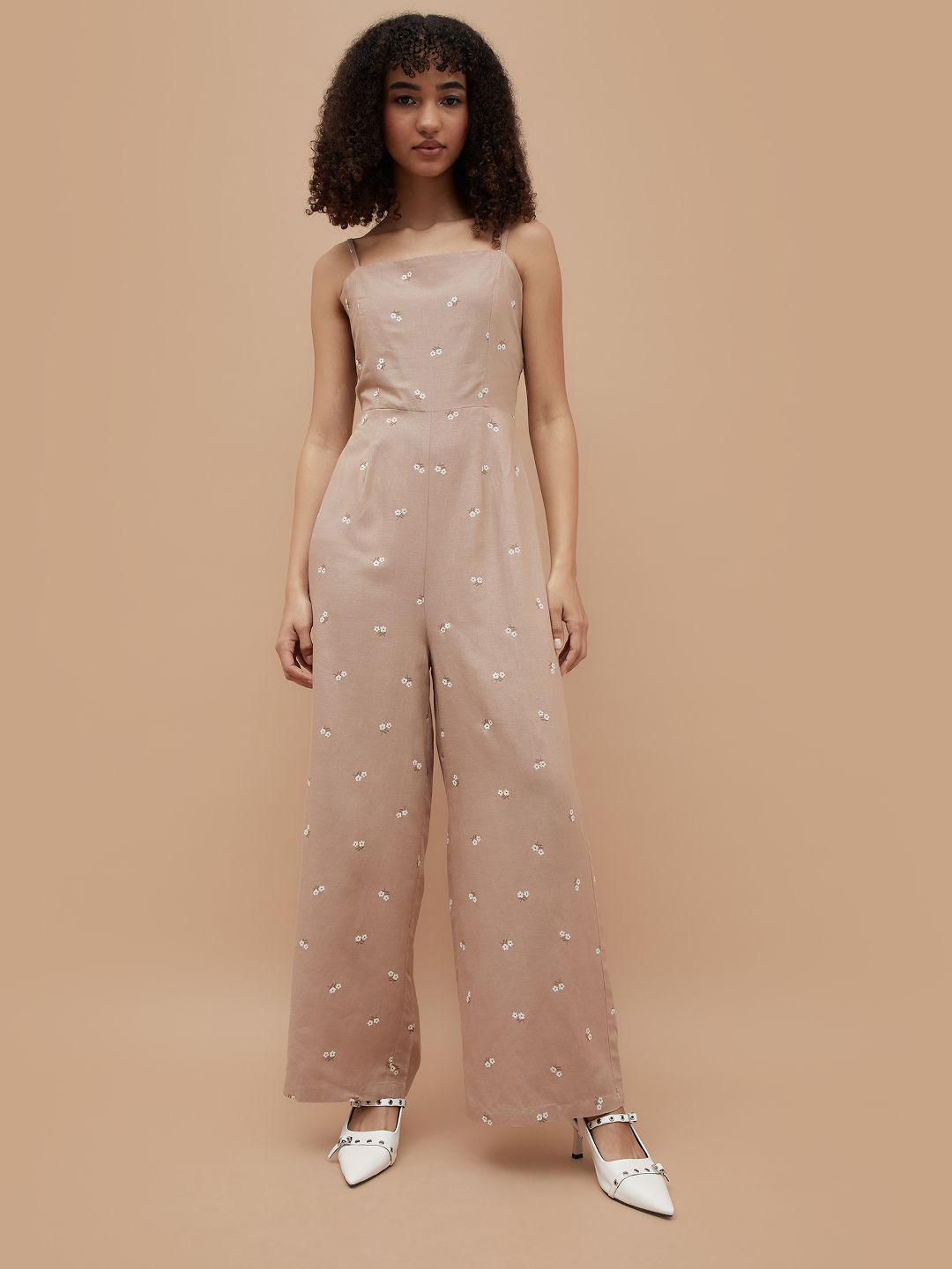 Buy Ginger By Lifestyle Printed Basic Jumpsuit - Jumpsuit for Women ...