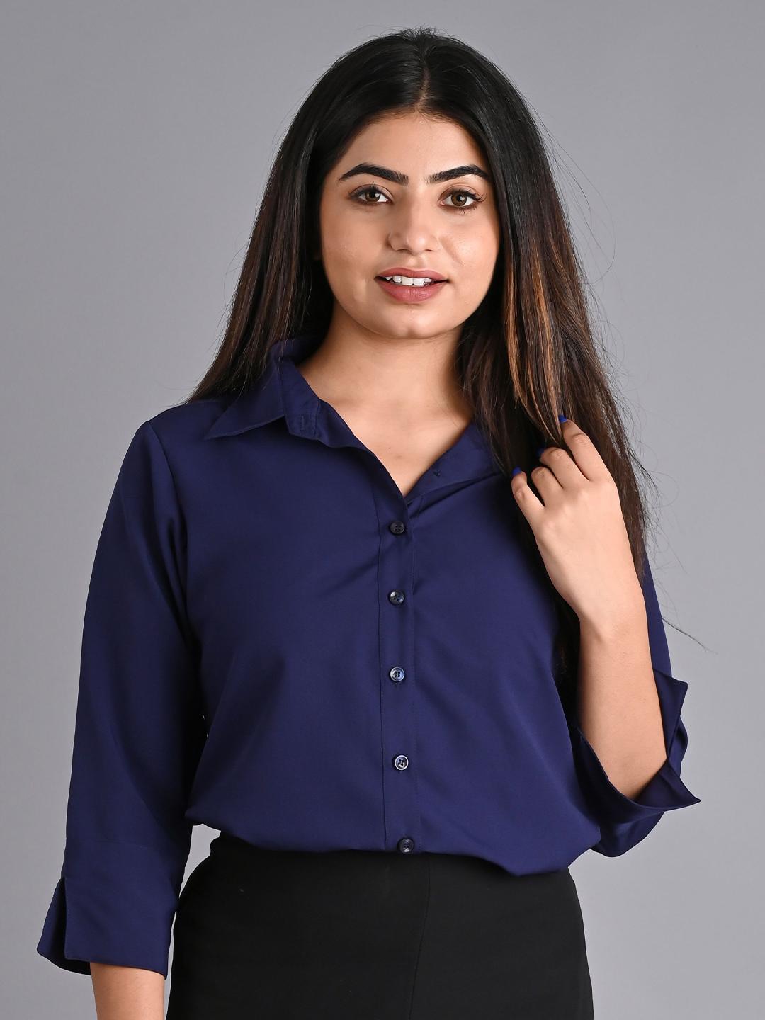 Buy GM SARA Spread Collar Formal Shirt - Shirts for Women 36291180 | Myntra