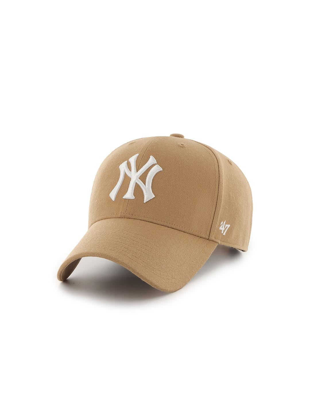 Buy '47 New York Yankees 47 MVP SNAPBACK Camel Cap - Caps for Men ...