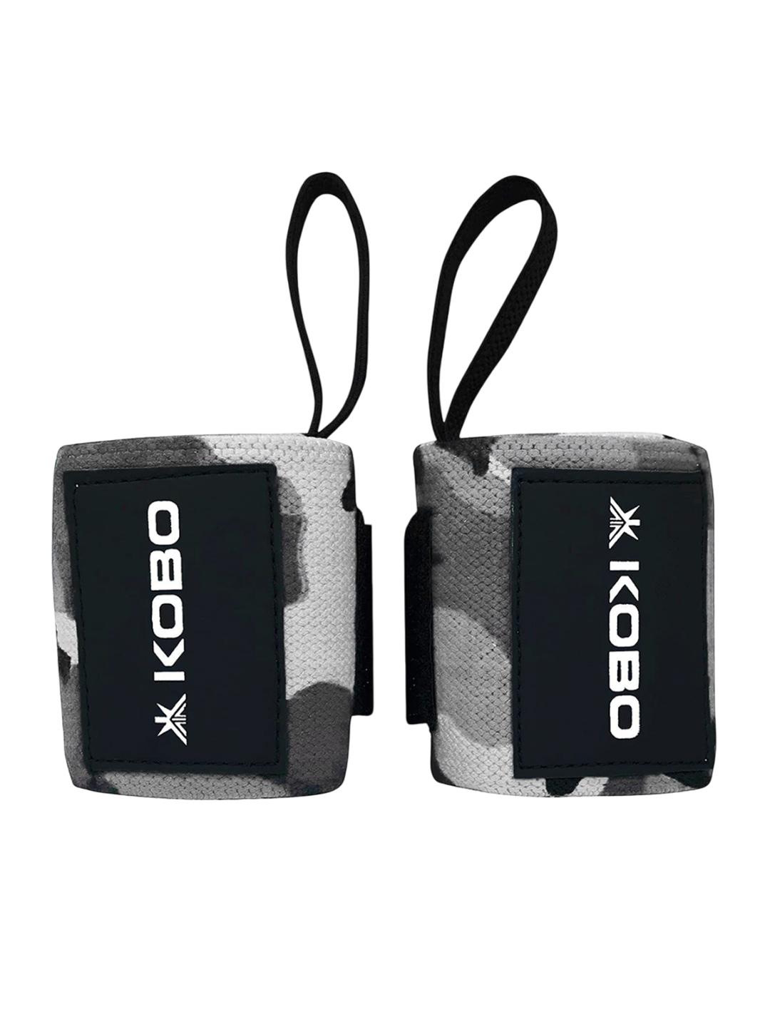 Buy KOBO Unisex Set Of 2 Weightlifting Wrist Support Straps ...