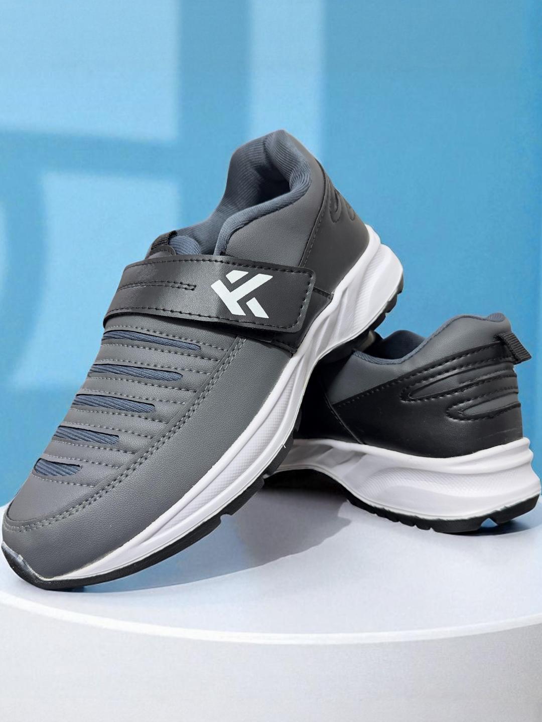 Buy Free Kicks Men Grey Synthetic Leather Casual Shoes - Casual Shoes ...