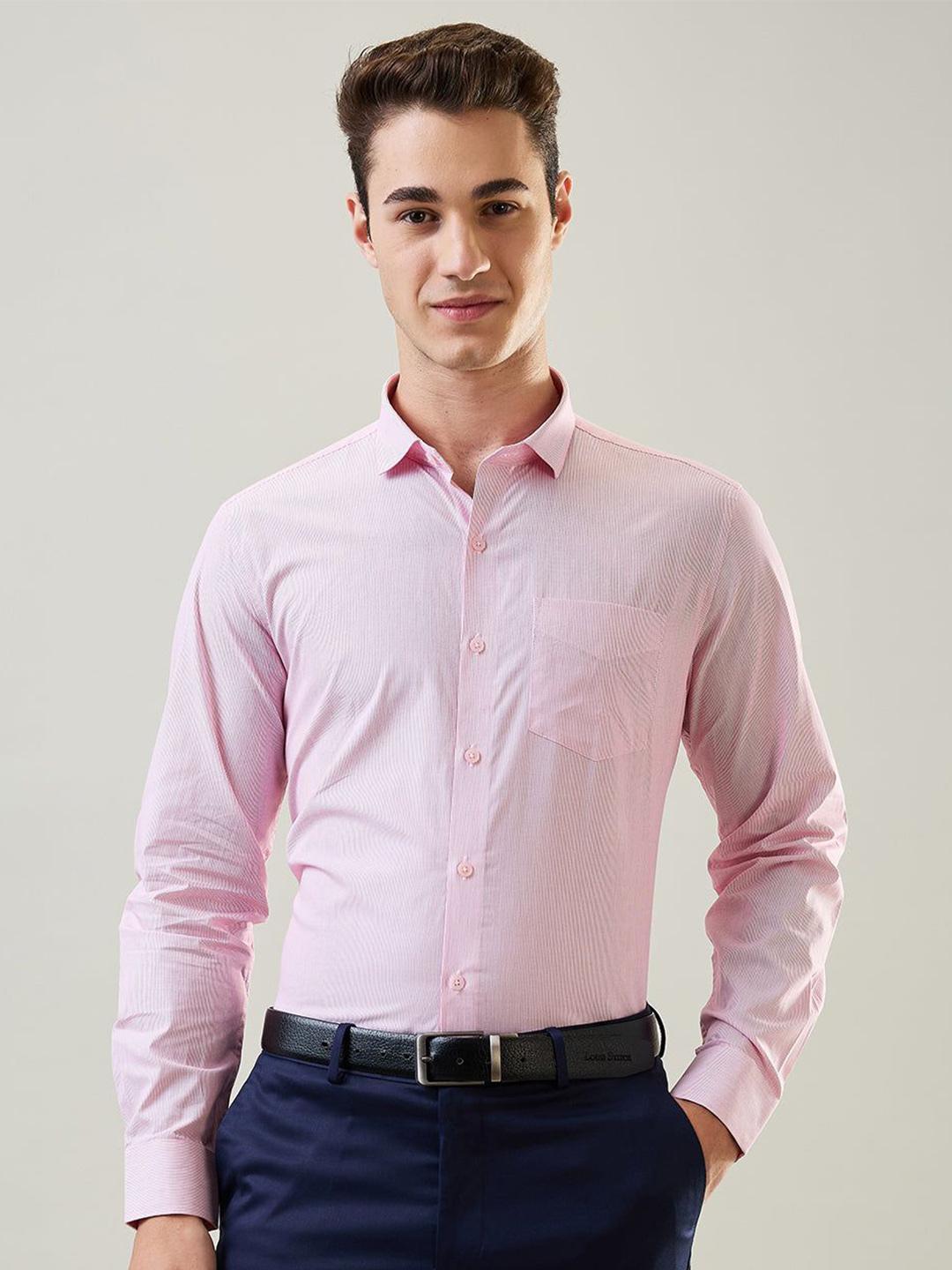 Buy TIM PARIS Tailored Fit Cotton Formal Shirt - Shirts for Men ...
