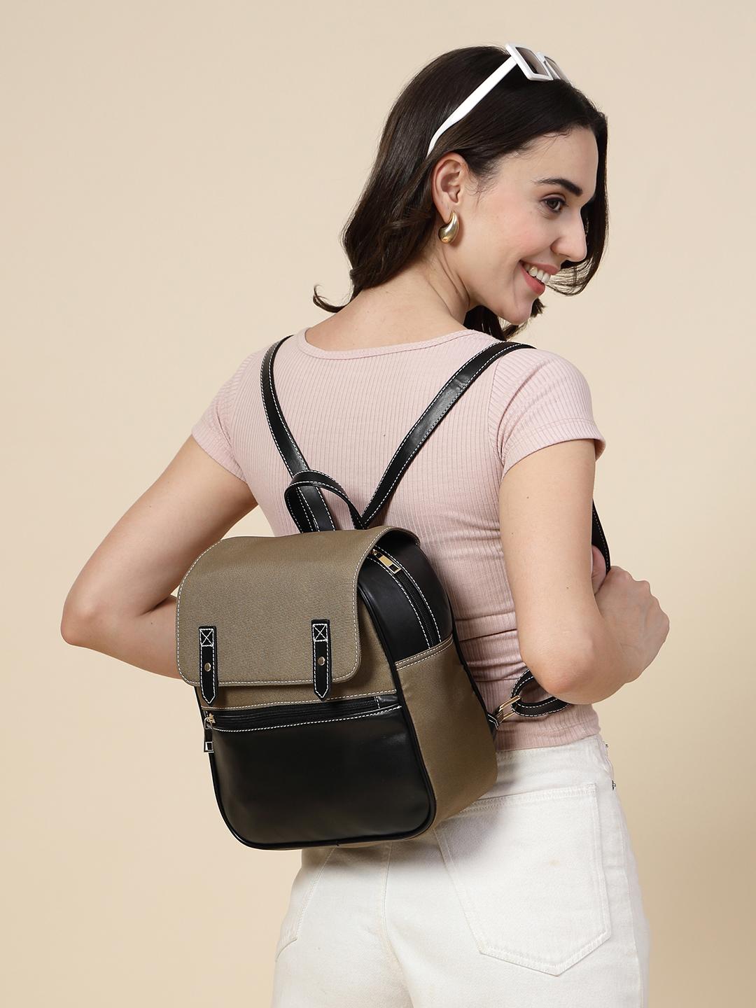 Buy DressBerry Brown Backpack - Backpacks for Women 35406823 | Myntra