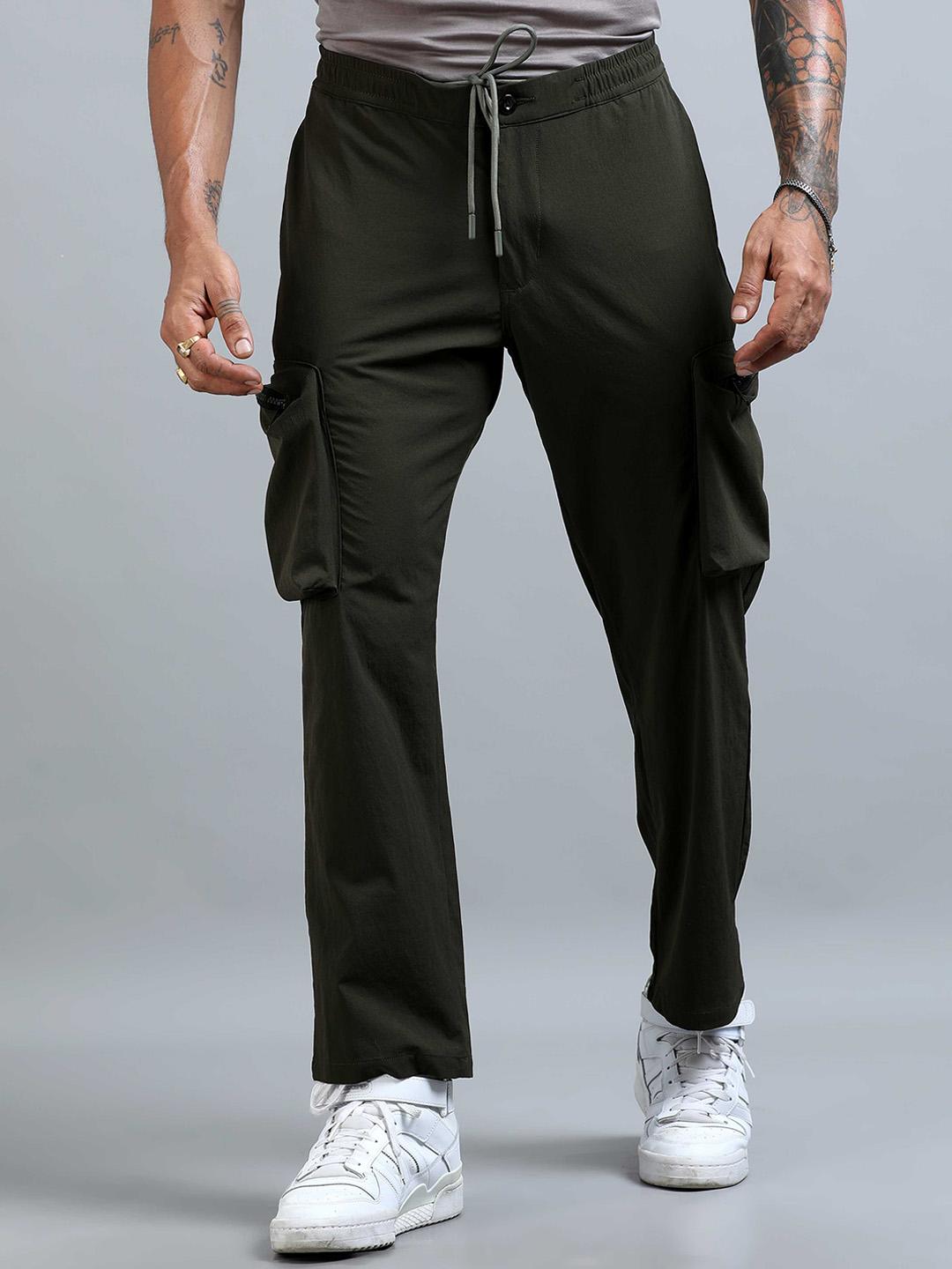 Buy Italian Colony Urban Voyage Men Relaxed Cargo Trousers - Trousers ...