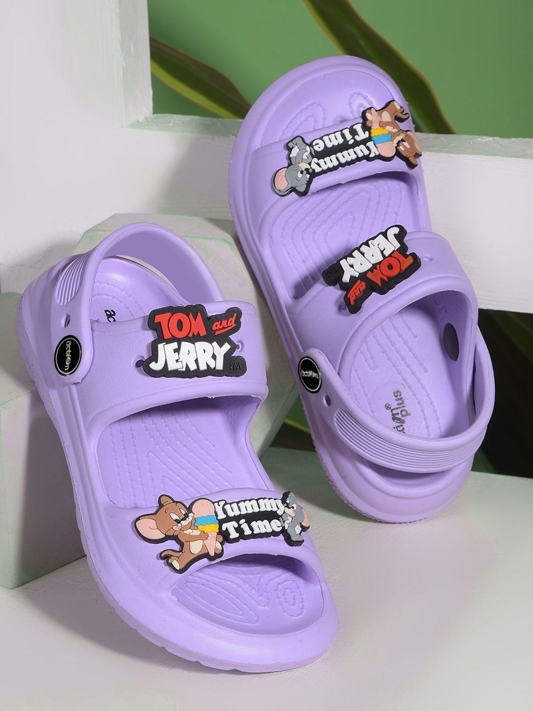 Buy Action Kids Tom & Jerry Self Design Clogs Flip Flops - Sandals for ...