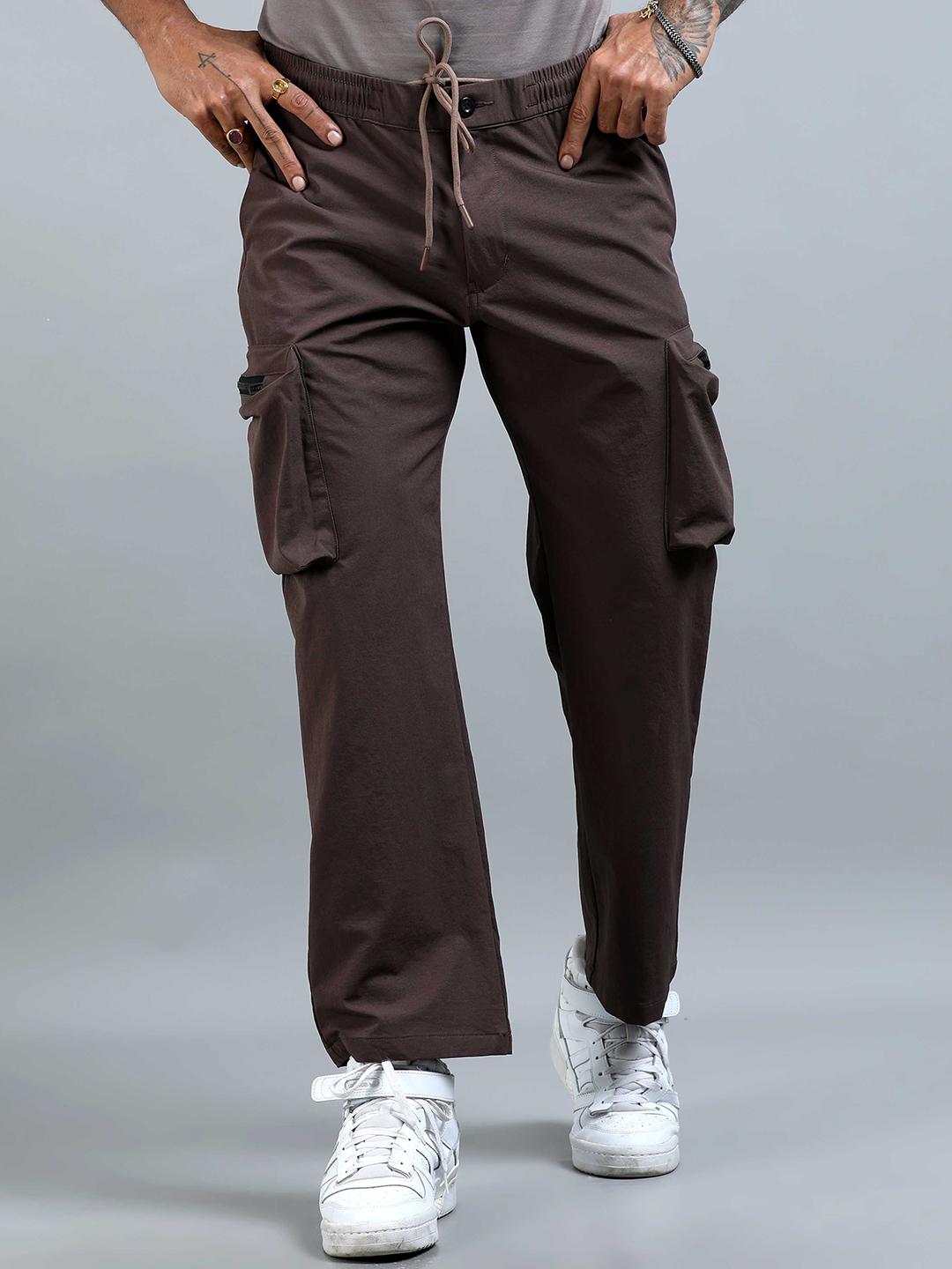 Buy Italian Colony Men UrbanVoyage Relaxed Cargo - Trousers for Men ...