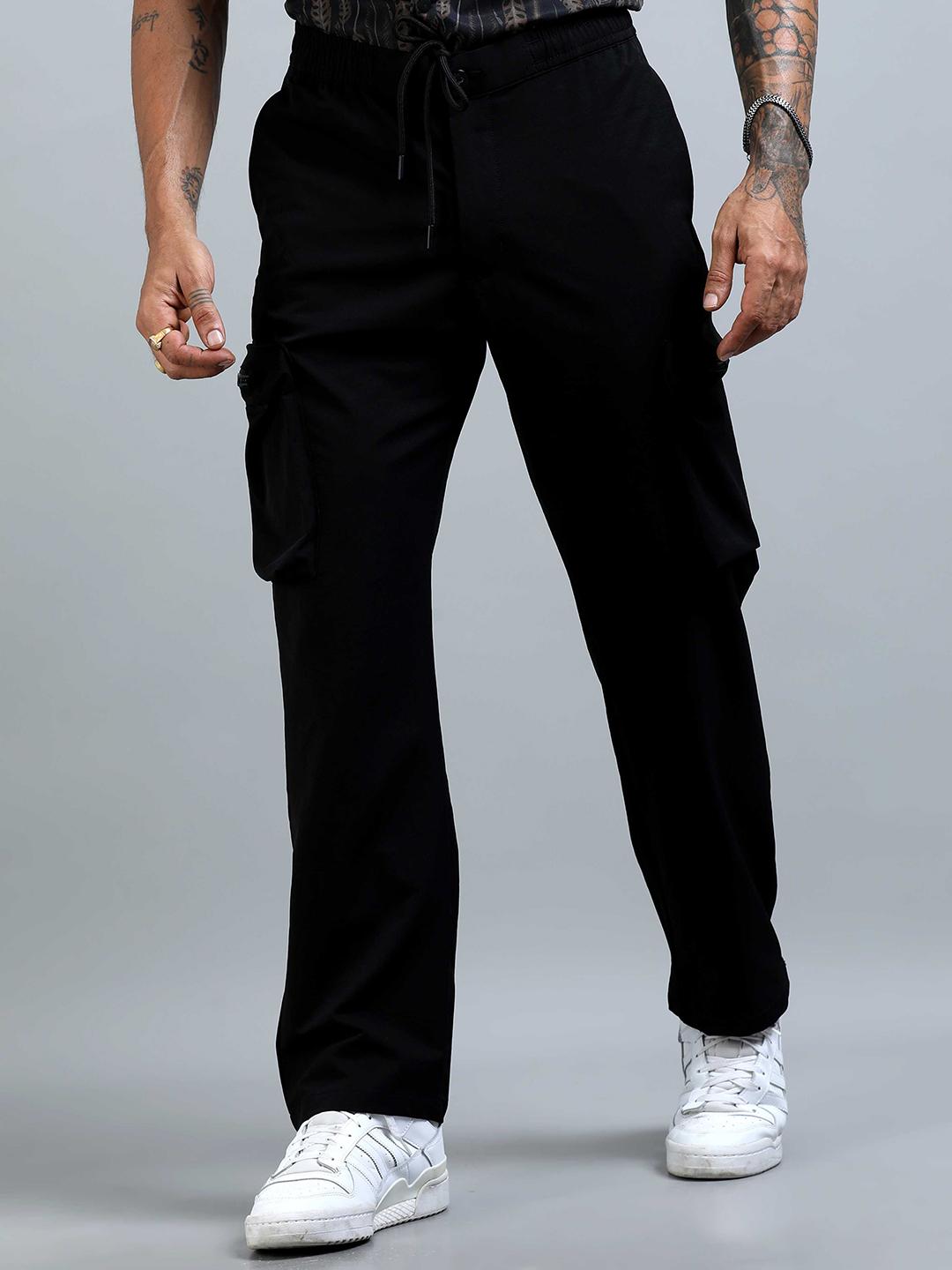 Buy Italian Colony Men Urban Voyage Relaxed Fit Cargo Trouser ...