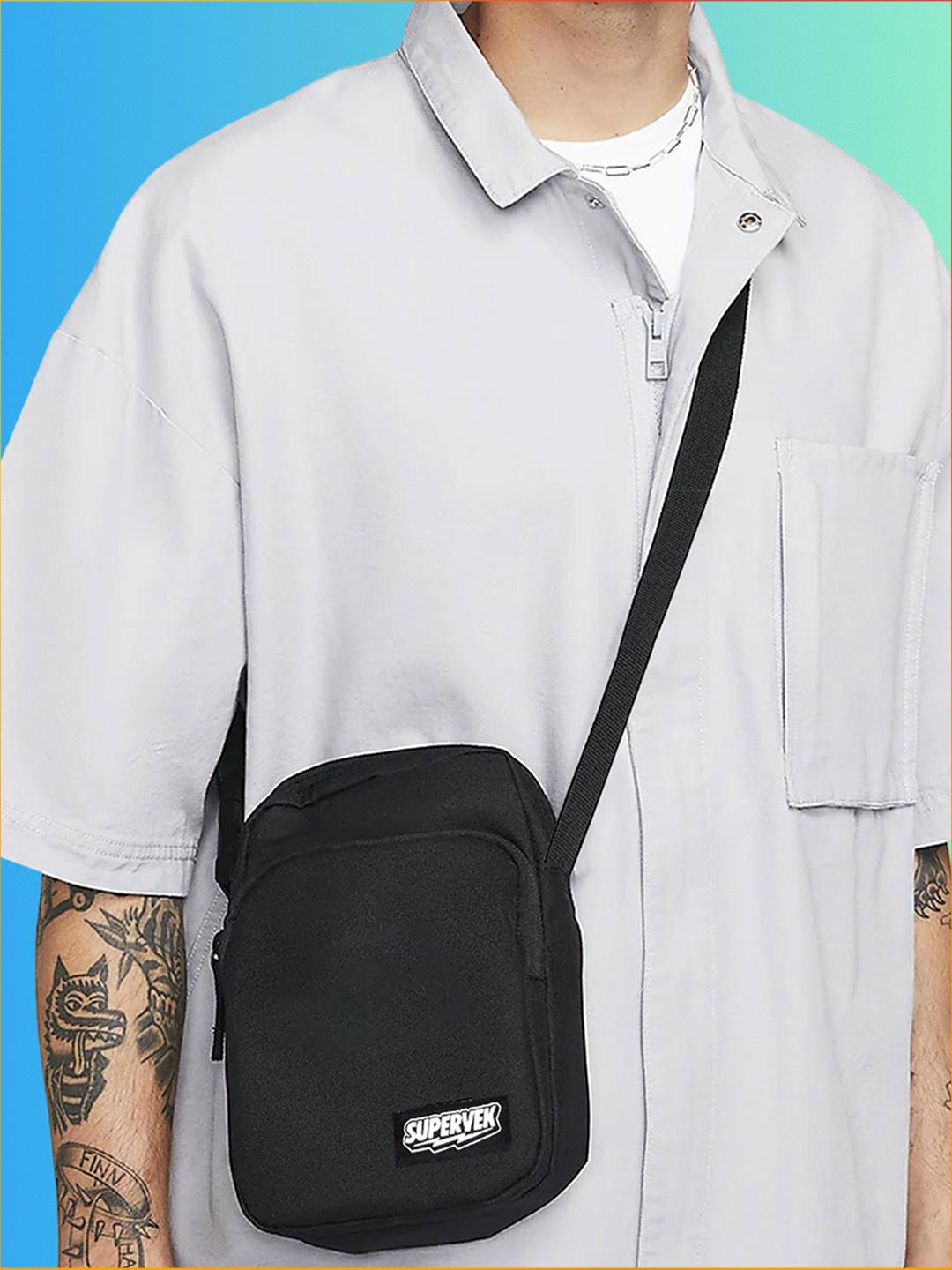 Buy SUPERVEK Unisex Travel Cross Body Sling Bag - Messenger Bag for Men ...