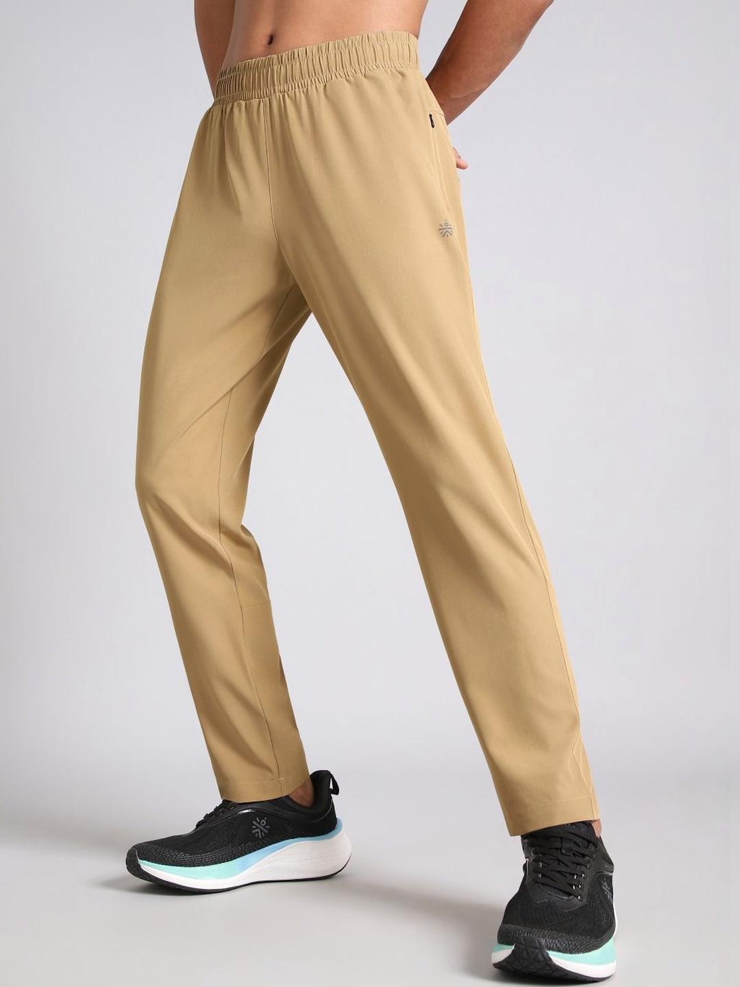 Buy CULT Men's Beige Running Essential Trackpants - Track Pants for Men ...