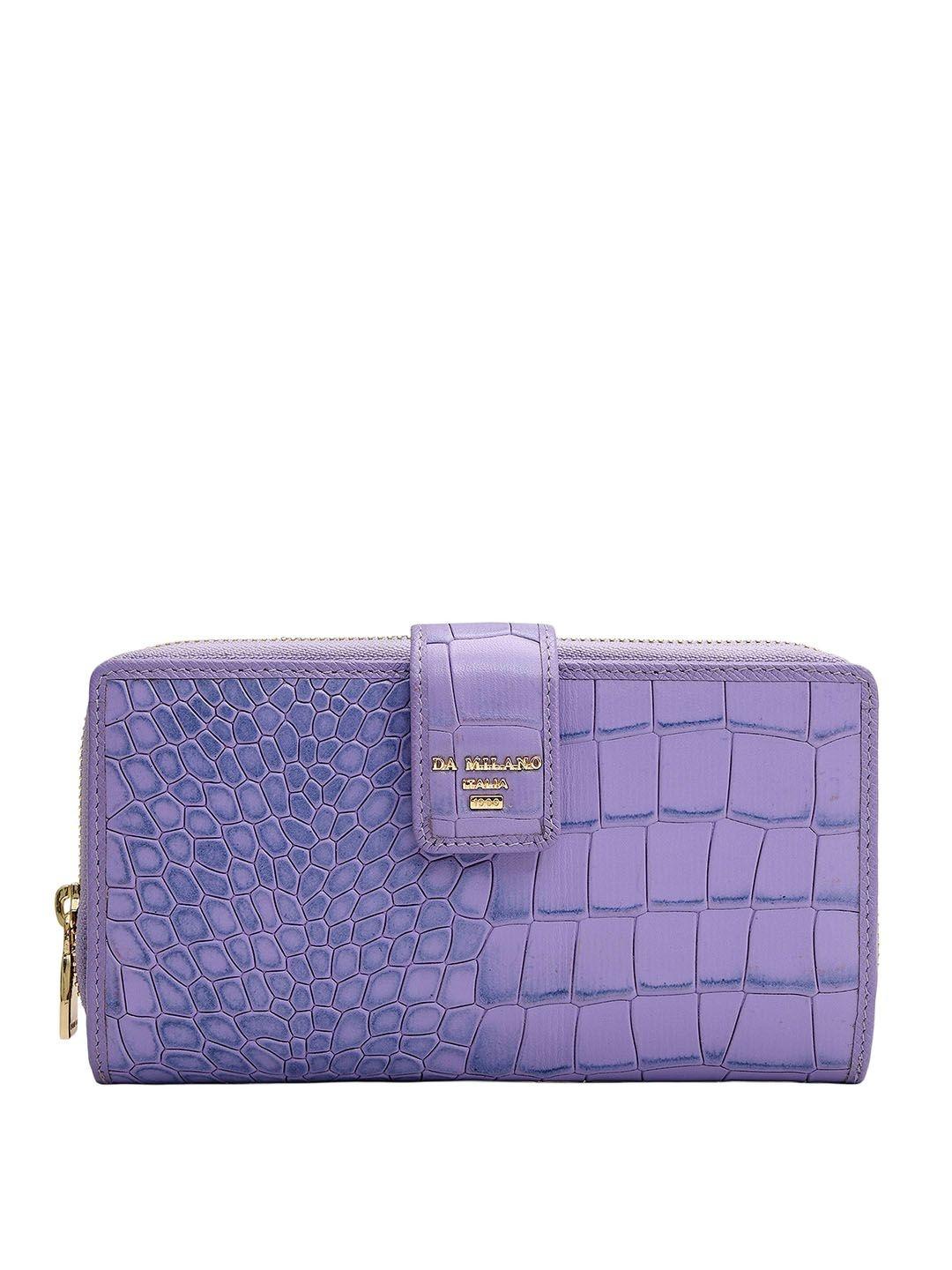 Buy Da Milano Women Textured Leather Two Fold Wallet - Wallets for ...