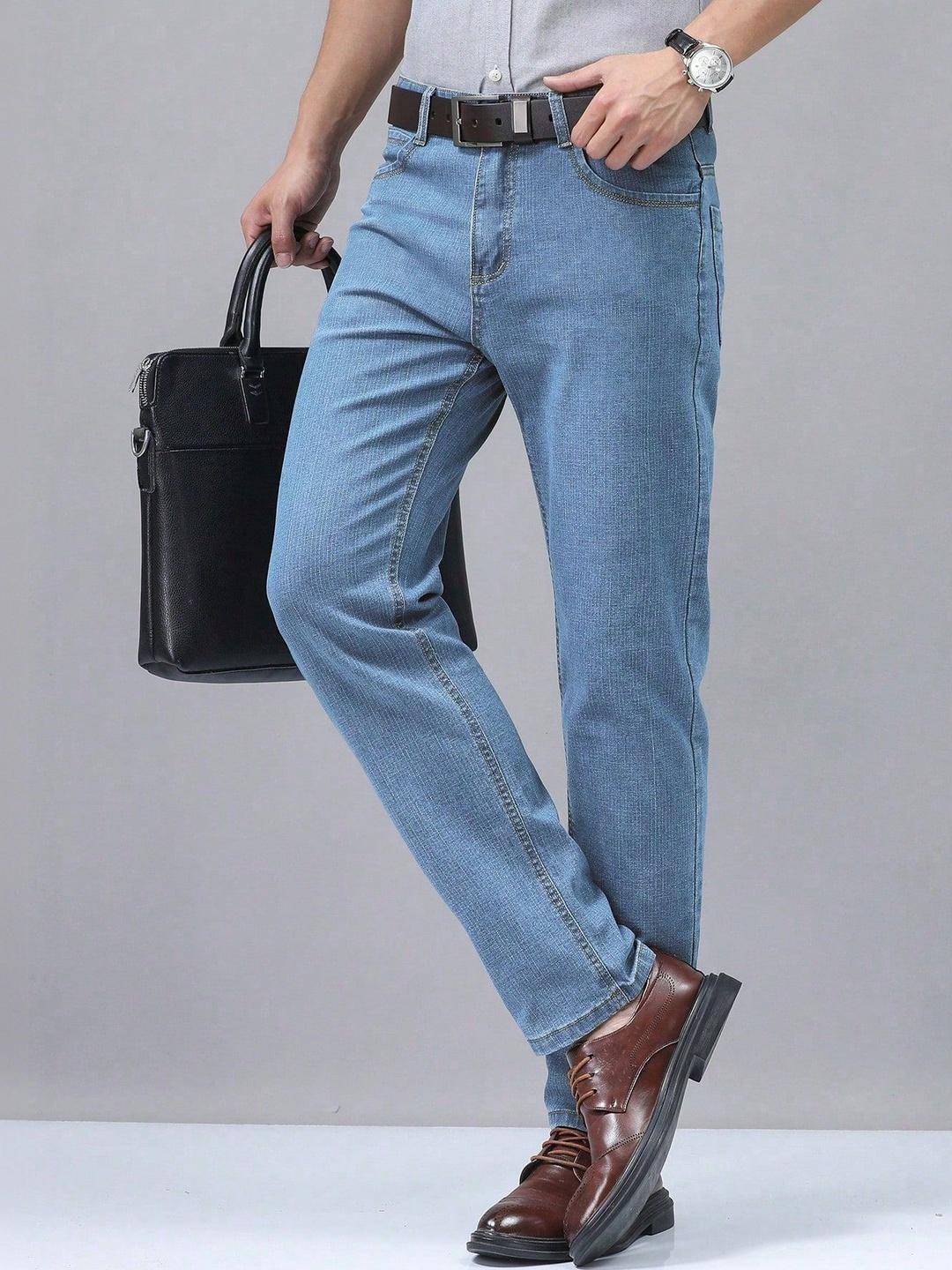 Buy R.Code By The Roadster Life Co. Men Regular Fit High Rise Light ...